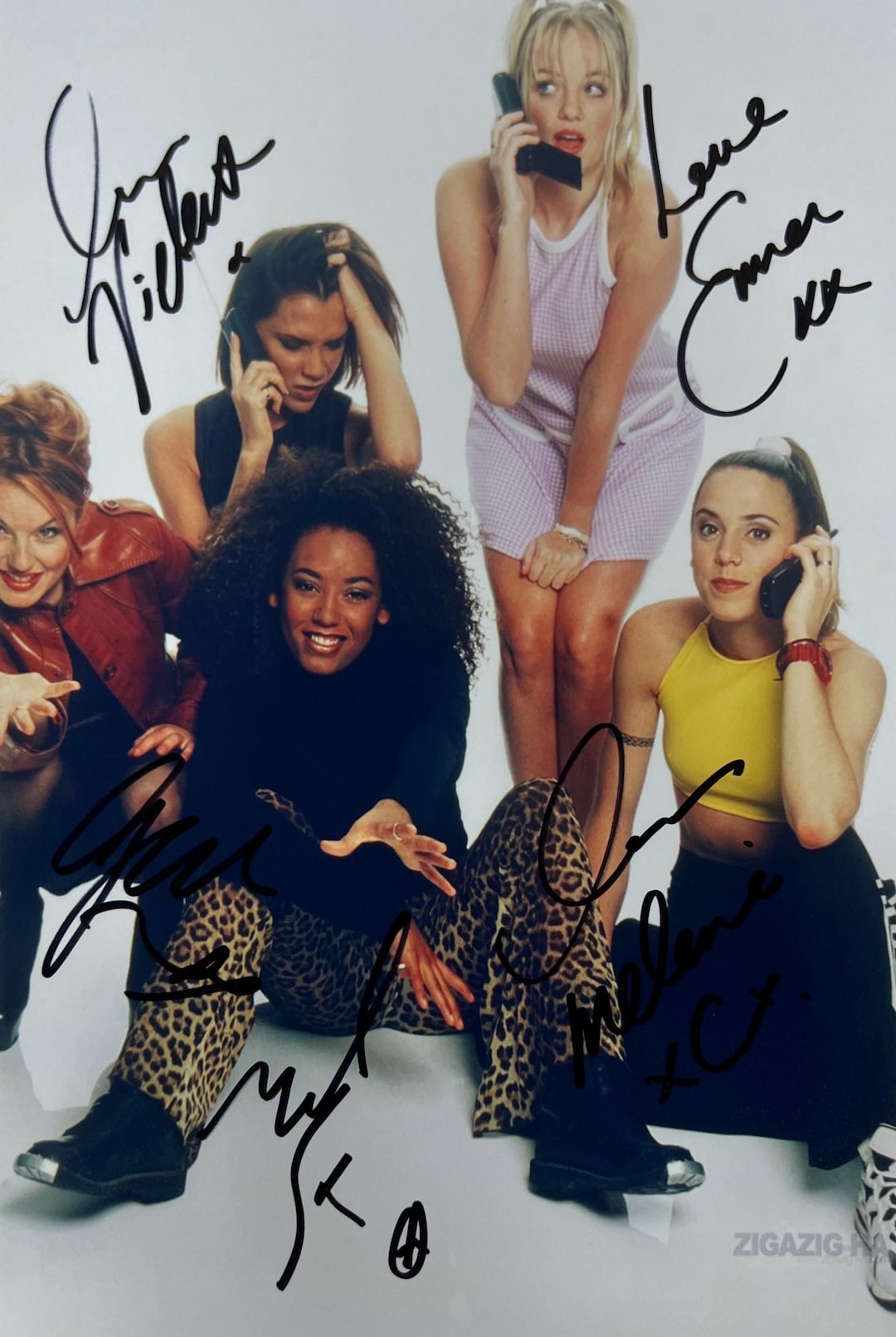 Autograph COA Signed Spice Girls Photo - Etsy