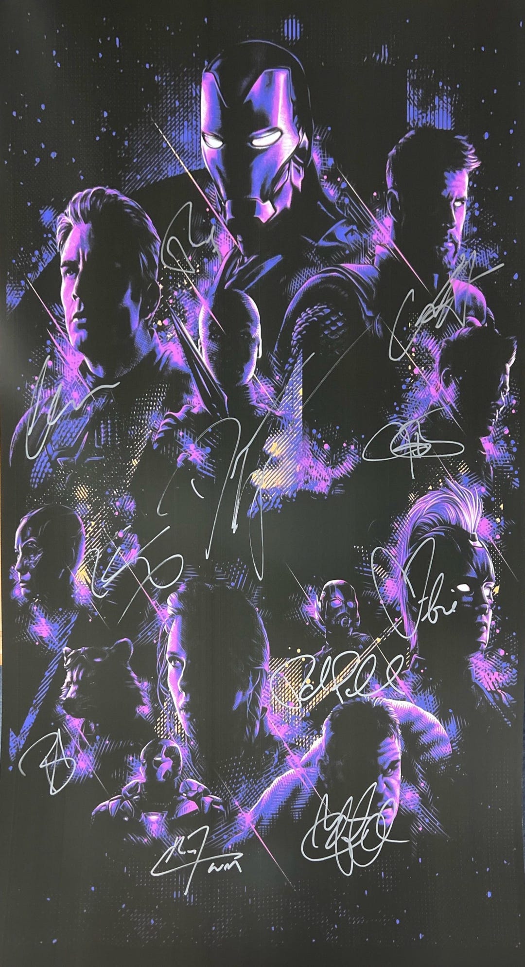 Autograph Signed Avengers Fanmade Poster COA - Etsy