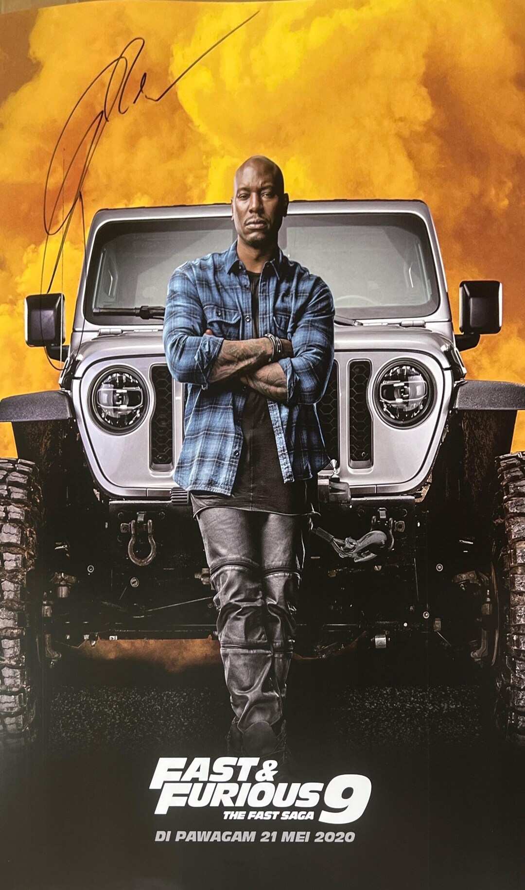 Autograph Signed Fast & Furious 9 Poster - Etsy