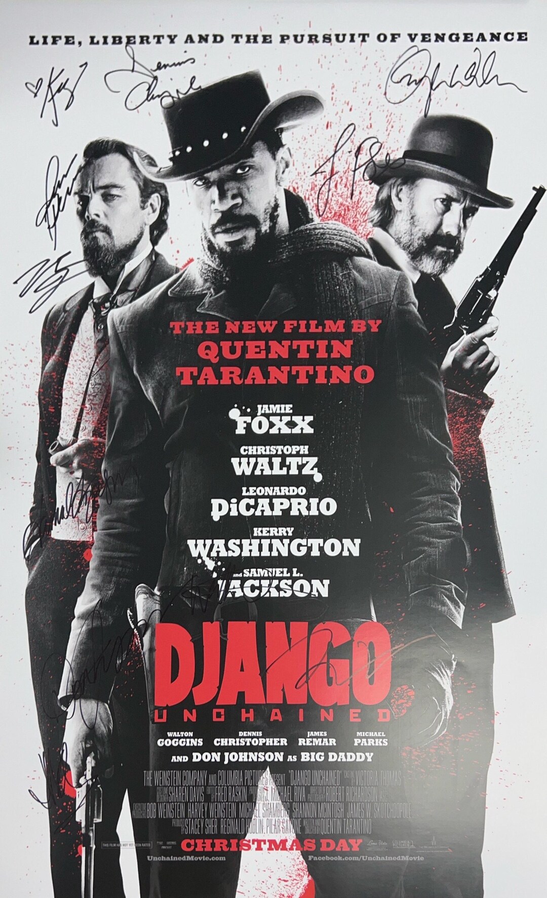 Autograph Signed Django Poster COA - Etsy