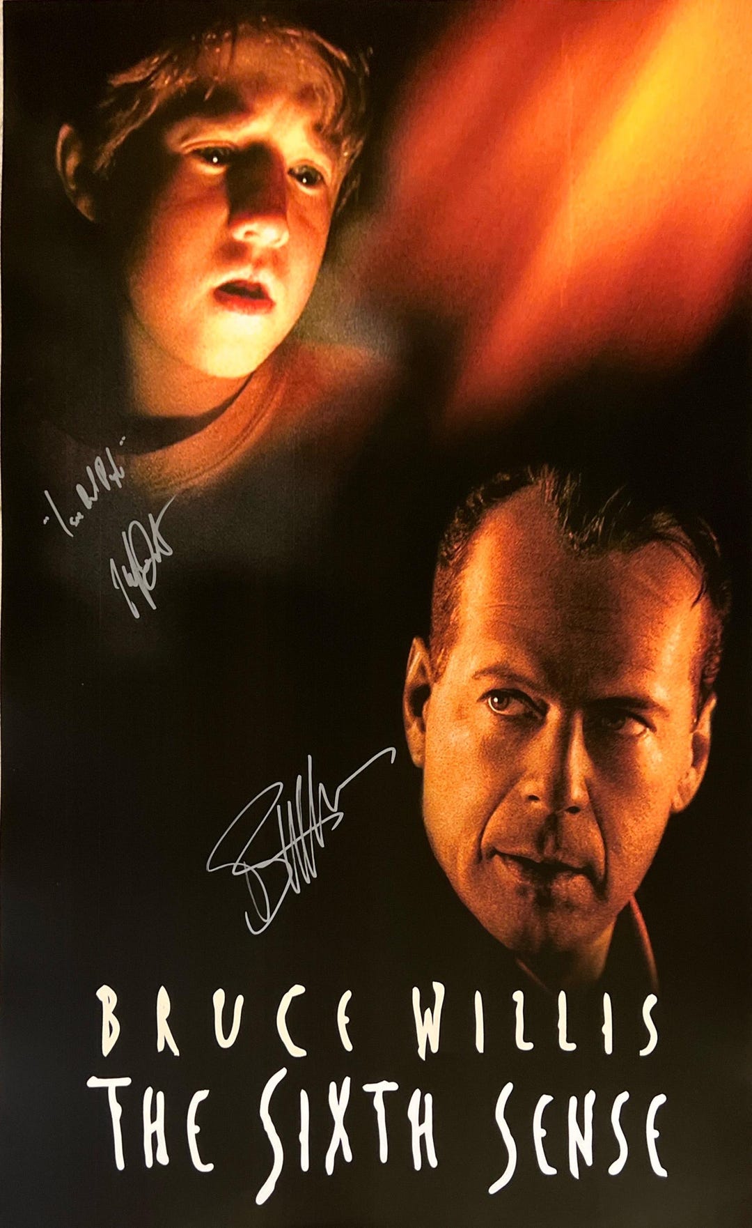 Autograph Signed Sixth Sense Poster COA - Etsy