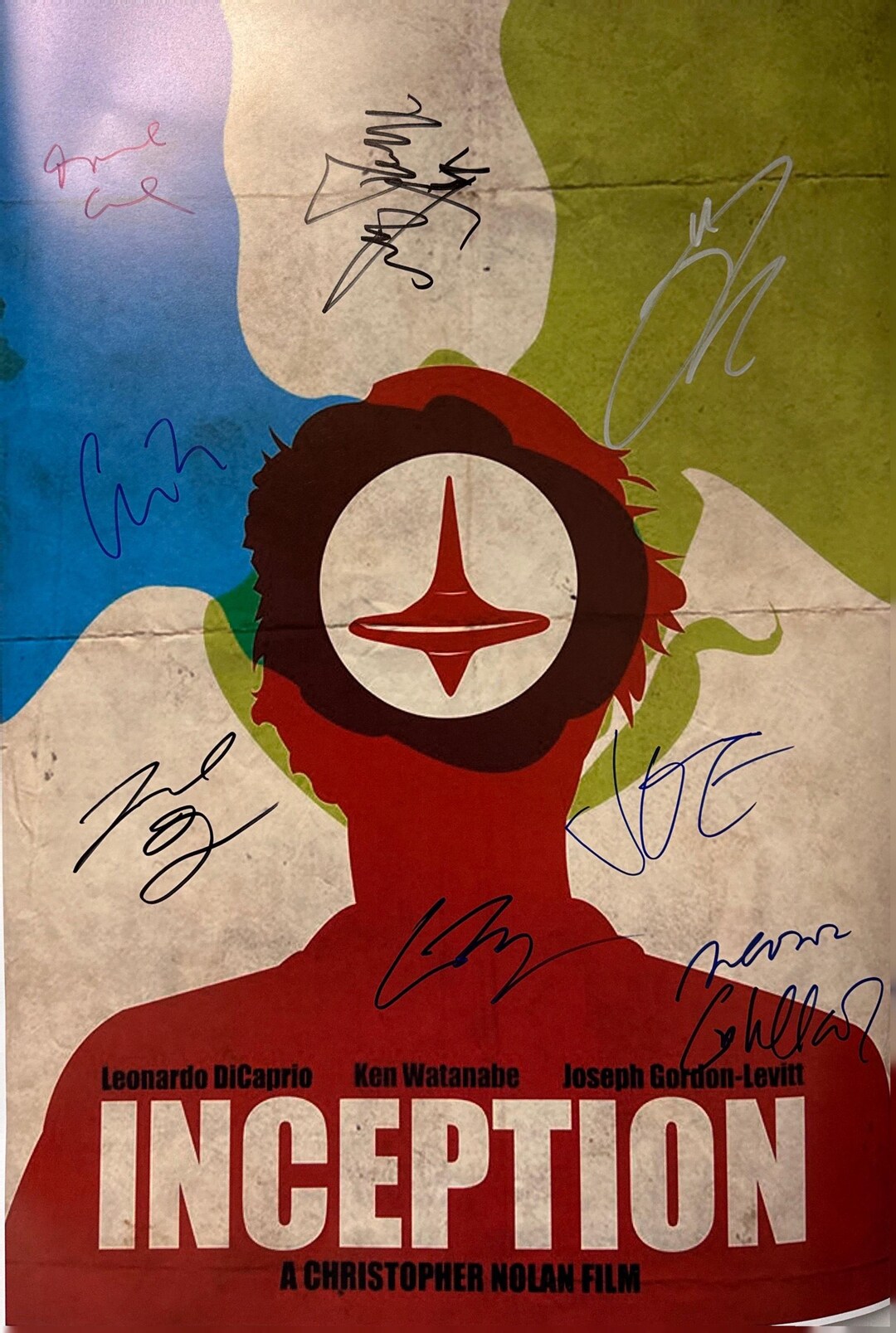 Autograph Signed Inception Poster COA - Etsy