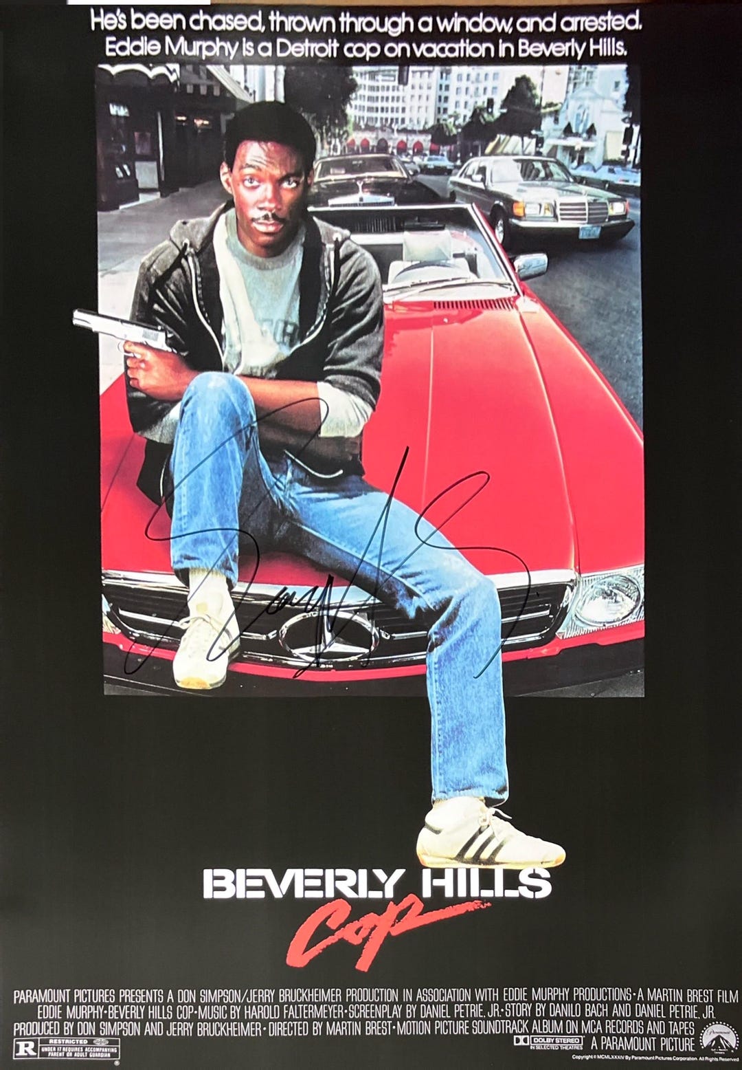 Autograph Signed Beverly Hills Cop Poster COA - Etsy