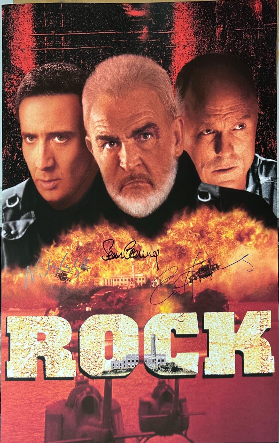 Autograph Signed the Rock Poster COA - Etsy