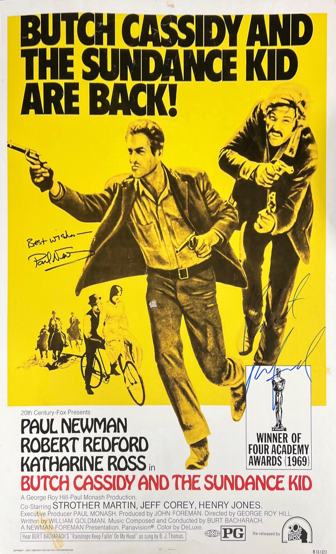 Autograph Signed Butch Cassidy Poster - Etsy