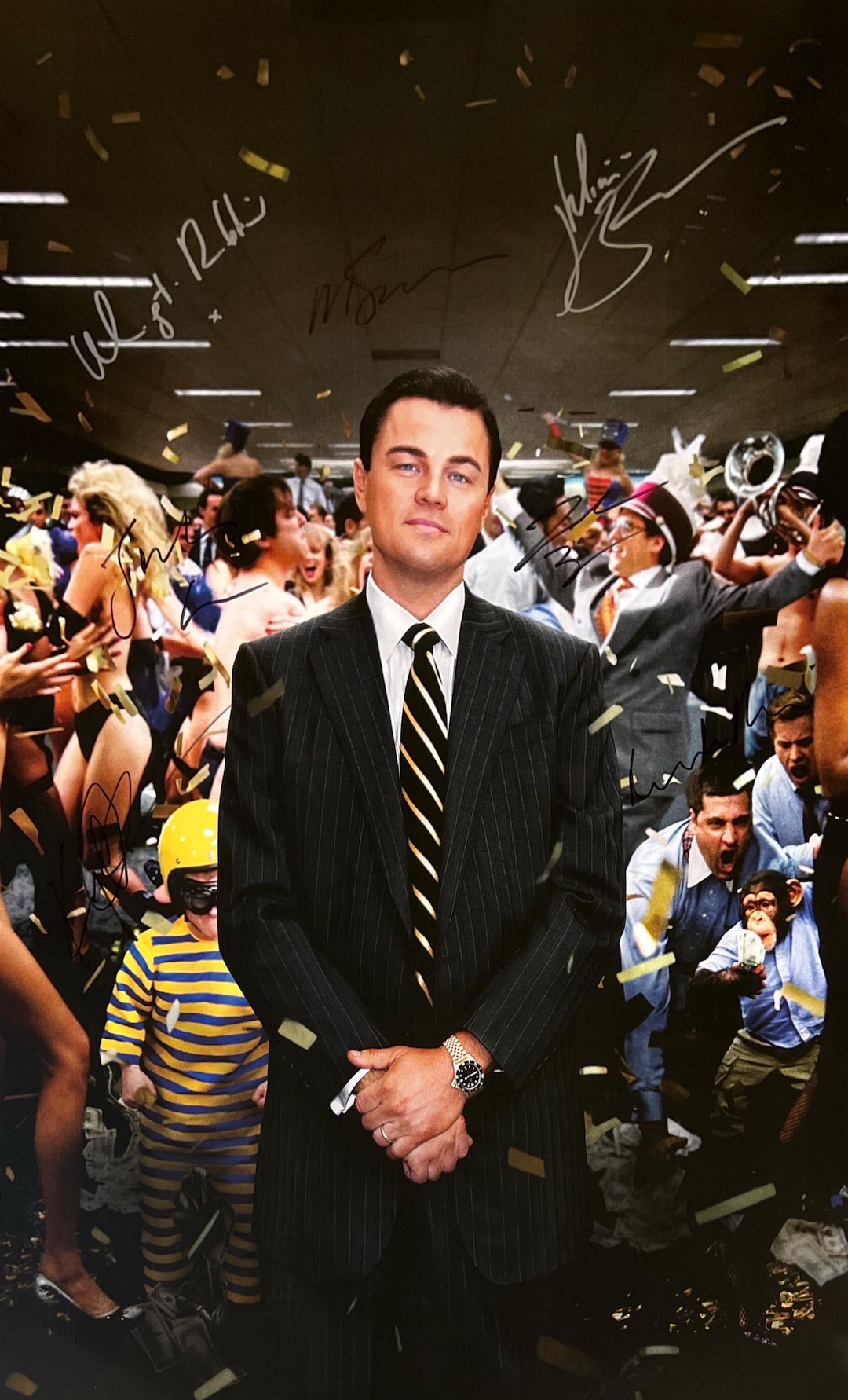Autograph Signed Wolf of Wall Street Poster COA - Etsy