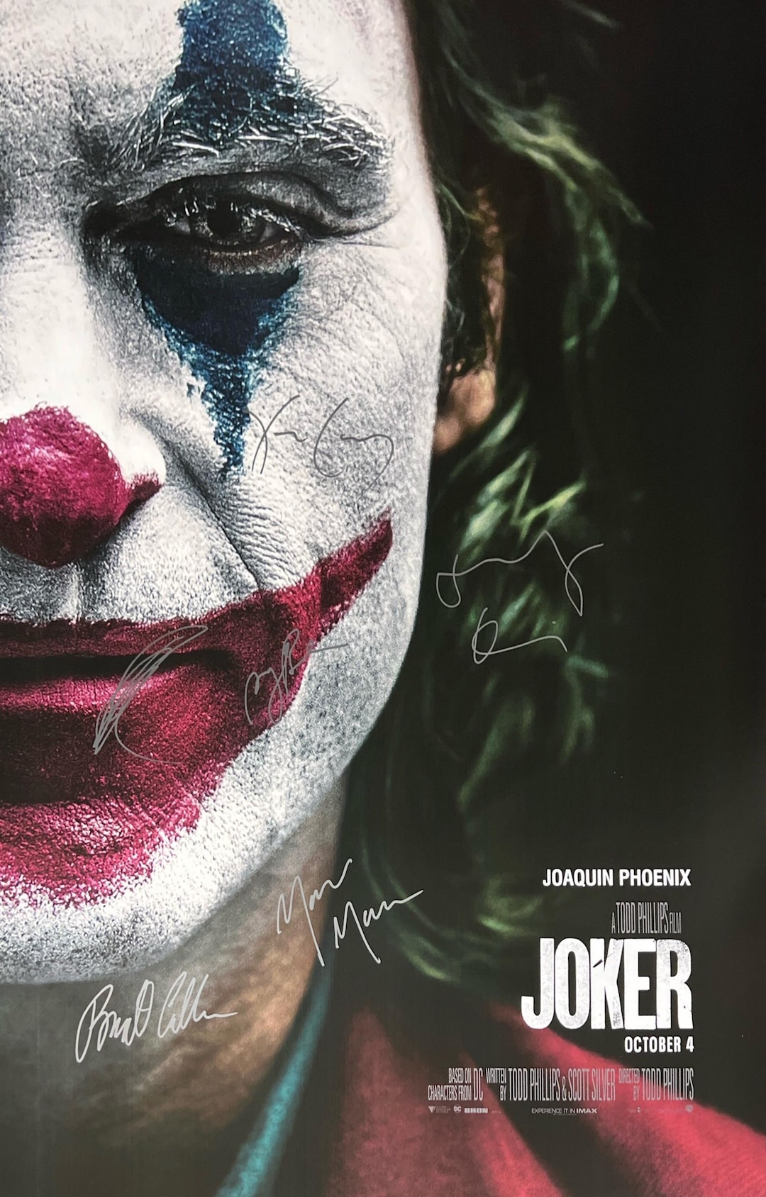 Autograph Signed Joker Poster COA - Etsy