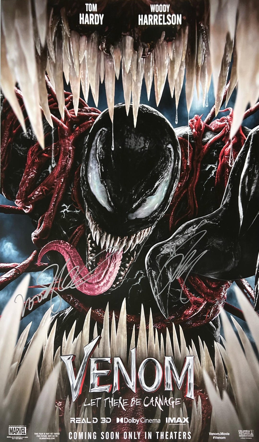 Autograph Signed Venom 2 Poster - Etsy