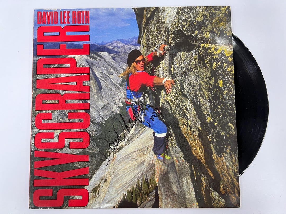 Autograph Signed David Lee Roth Vibyl - Etsy