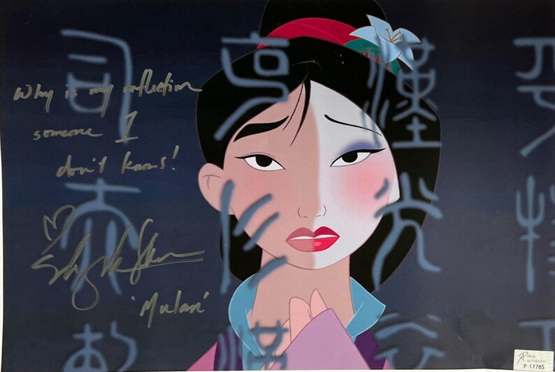Autograph Signed Mulan Poster - Etsy