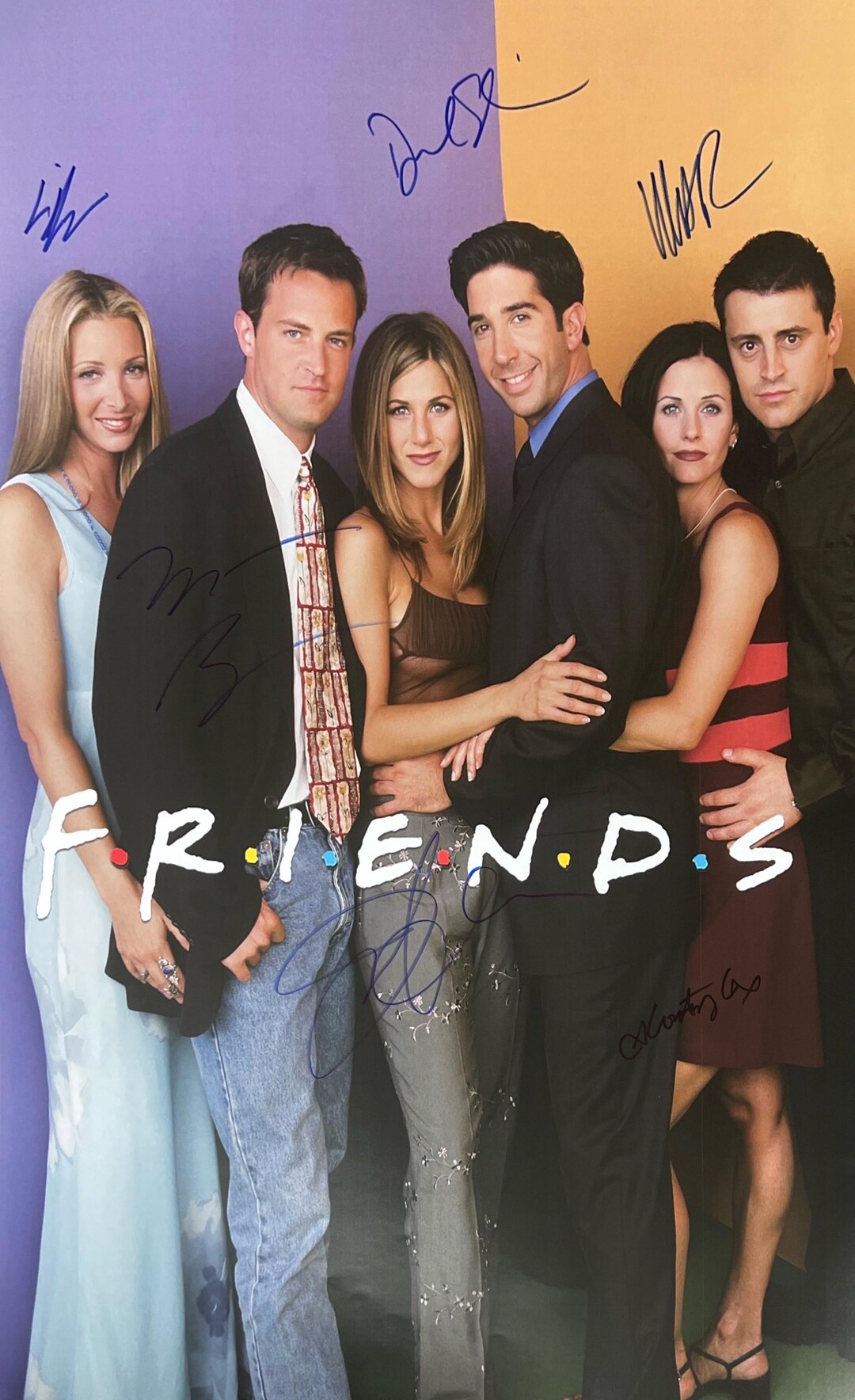 Autograph Signed Friends Poster - Etsy