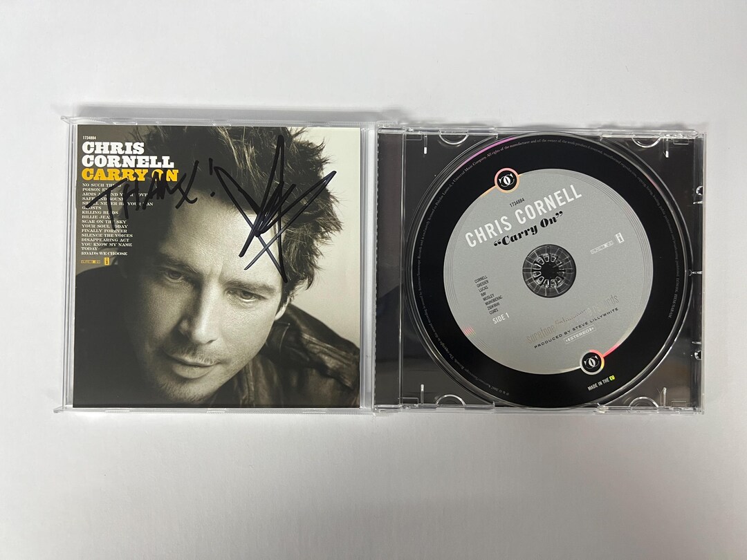 Autograph Signed Chris Cornell CD COA - Etsy