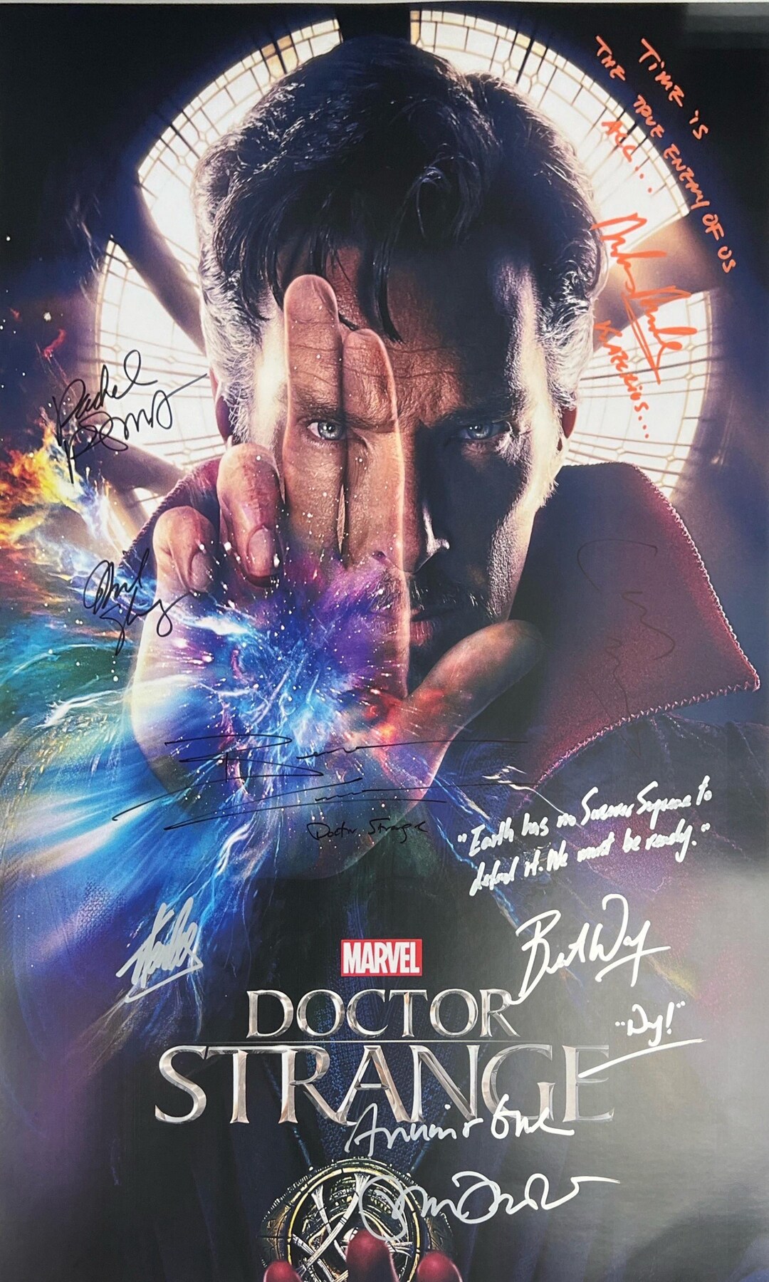Autograph Signed Doctor Strange Poster COA - Etsy