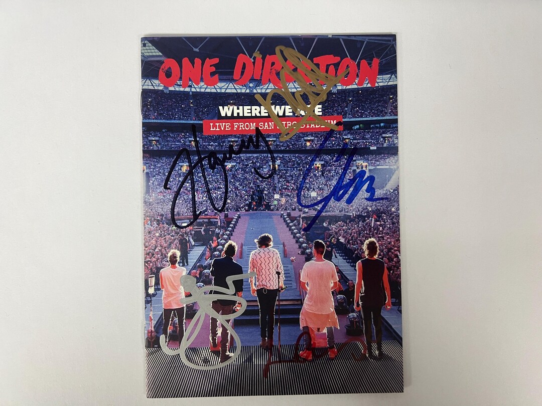 Autograph Signed One Direction DVD Booklet COA - Etsy