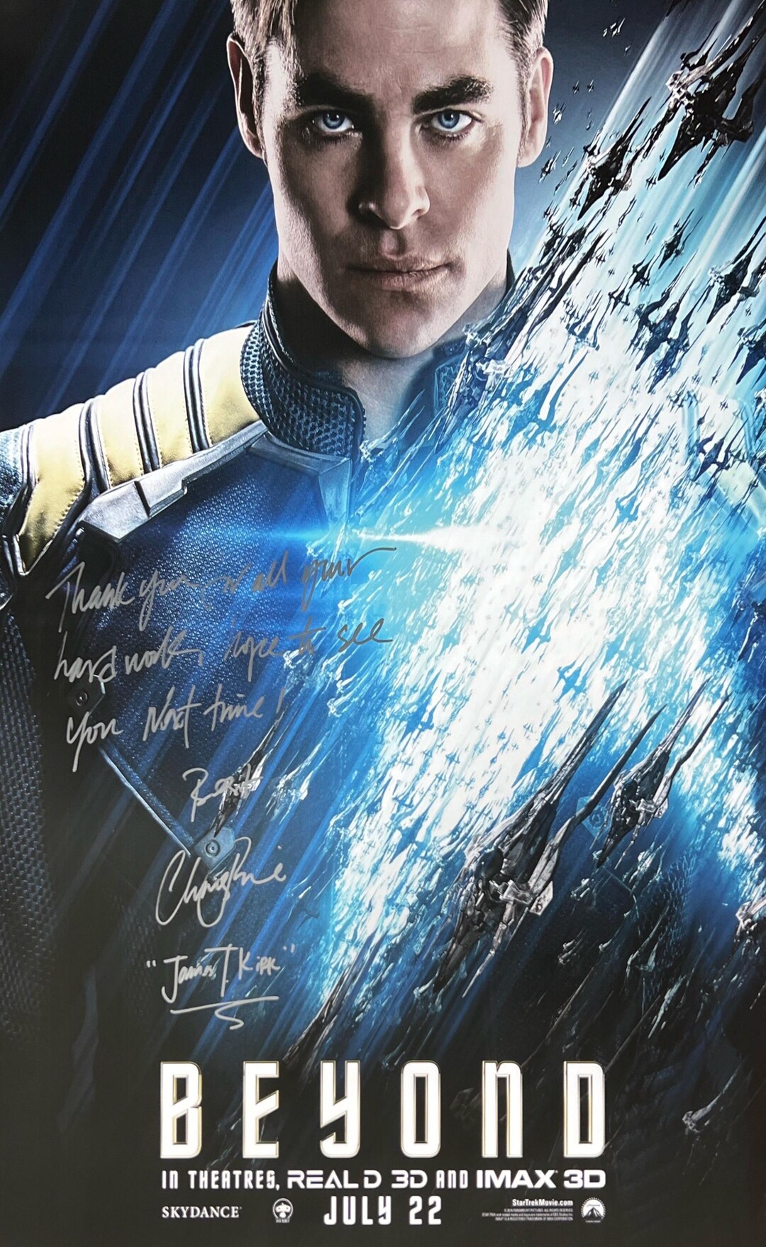Autograph Signed Star Trek Beyond Poster - Etsy