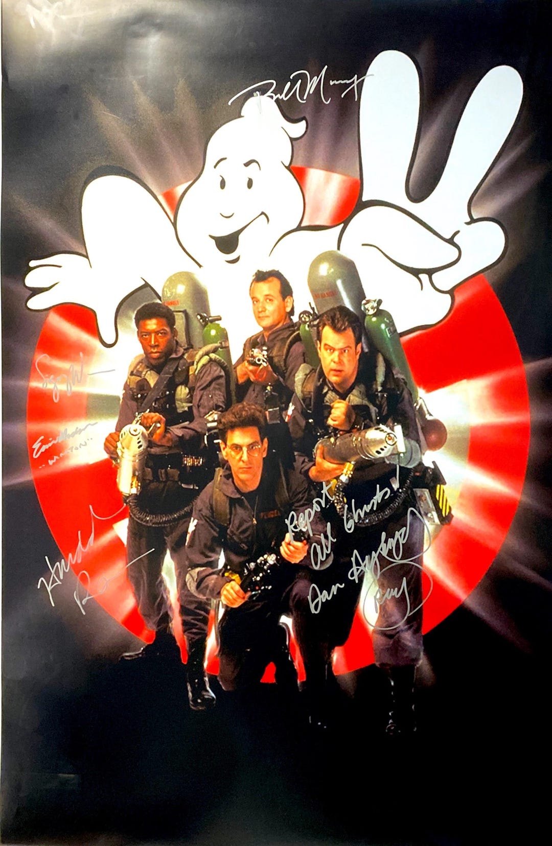 Autograph Signed Ghostbuster Poster COA - Etsy
