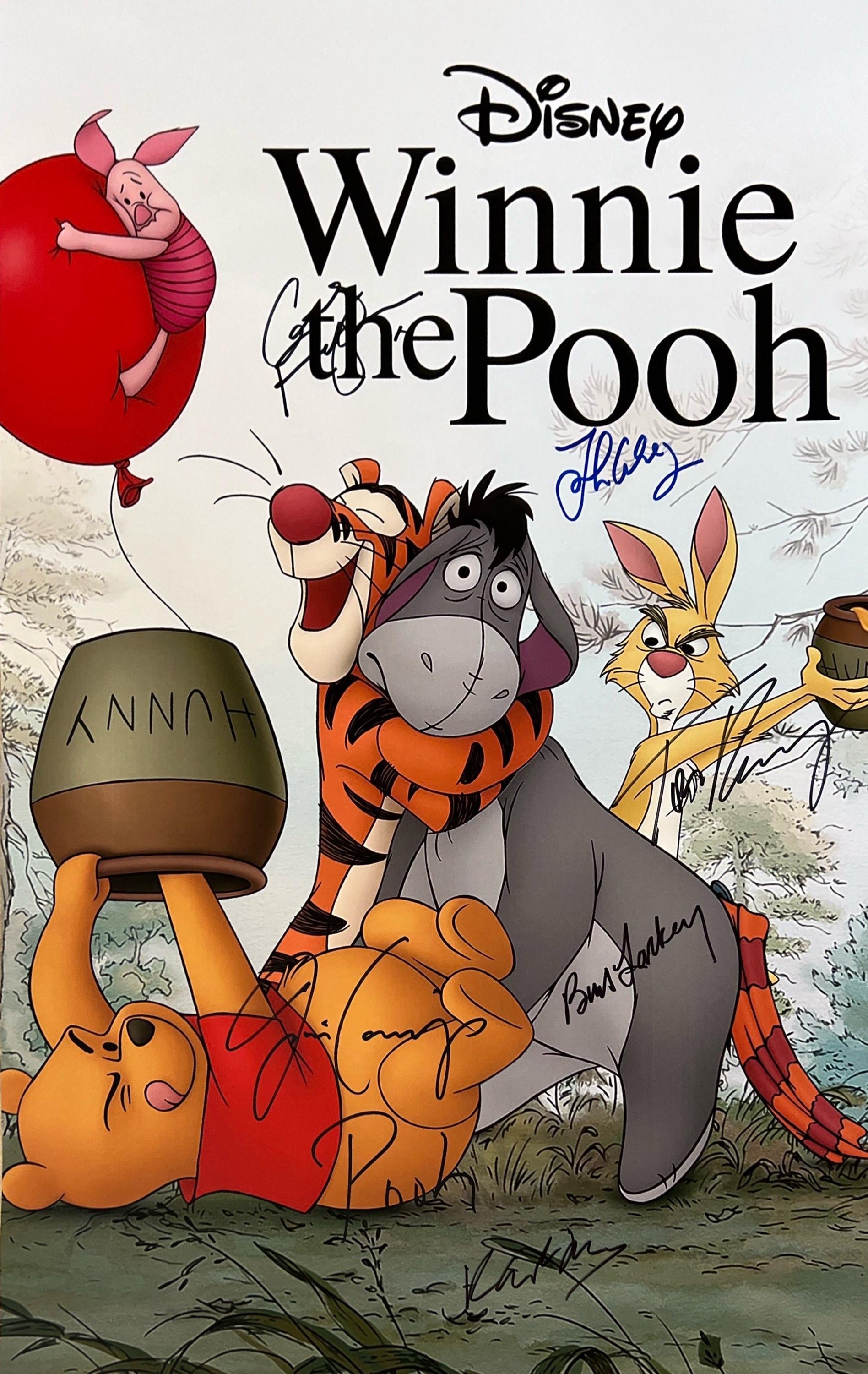 Autograph Signed Winnie the Pooh Poster COA - Etsy
