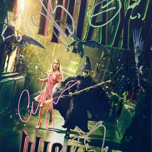 Wicked Signed Poster - Etsy