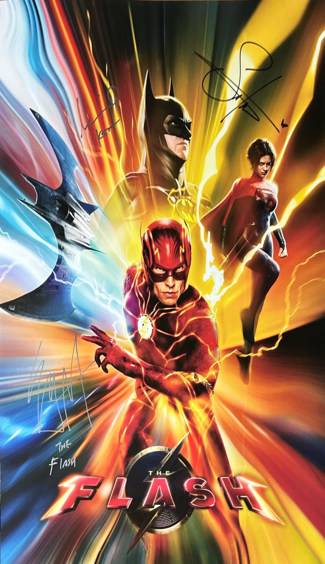 Autograph Signed Flash Poster COA - Etsy