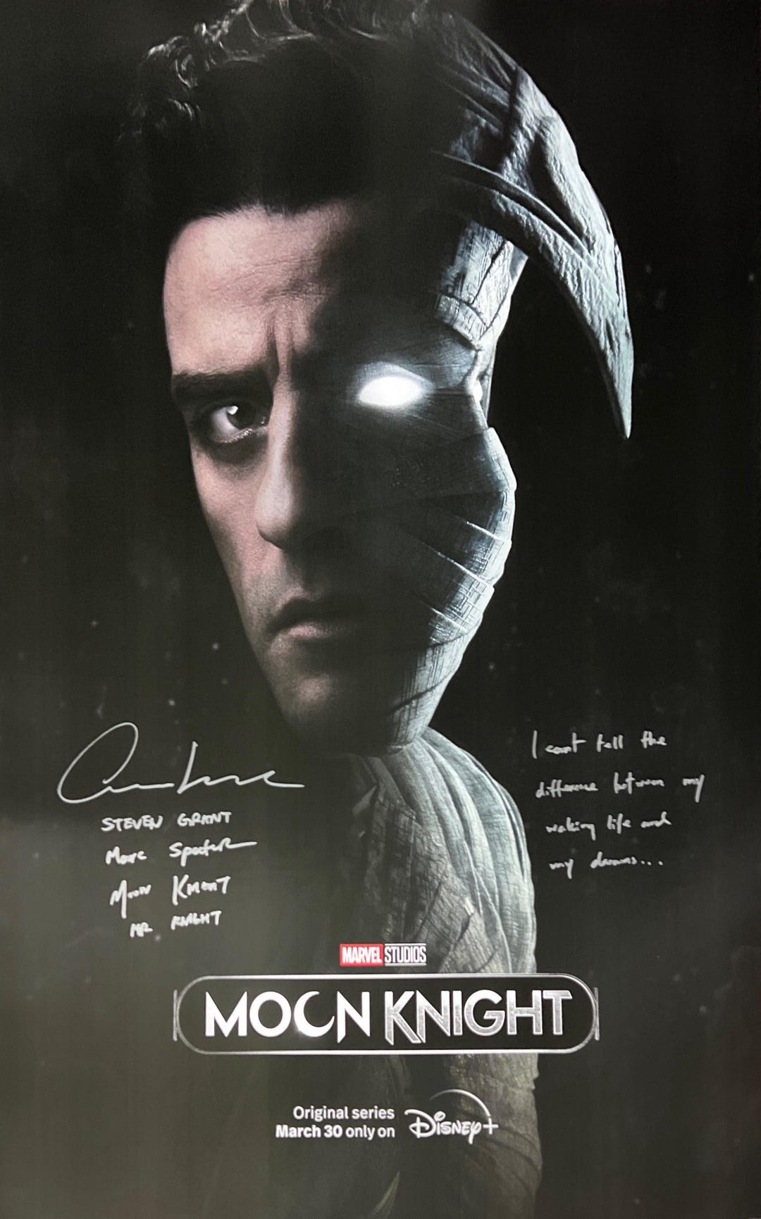 Autograph Signed Moon Knight Poster COA - Etsy