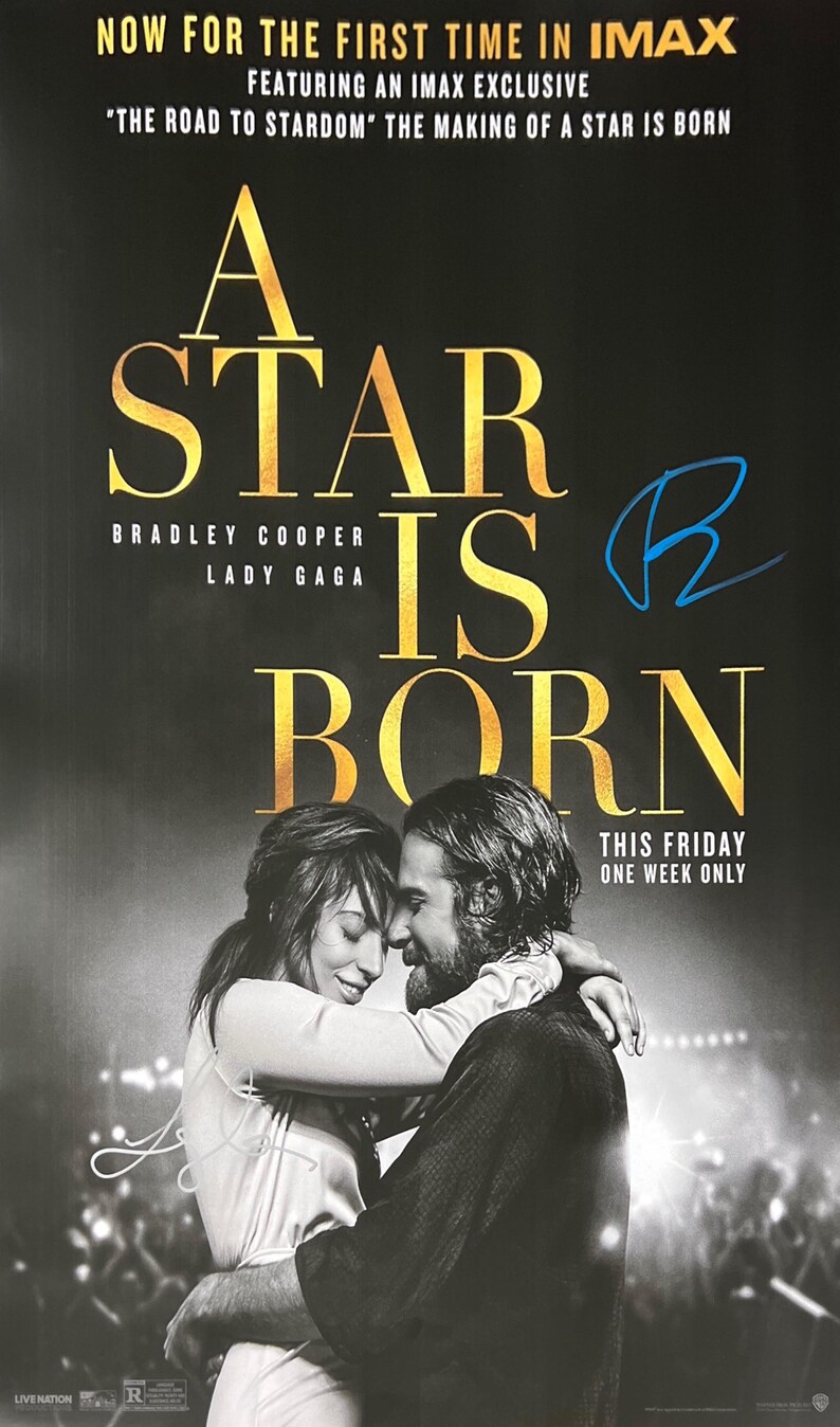 Autograph Signed A Star is Born Poster COA - Etsy