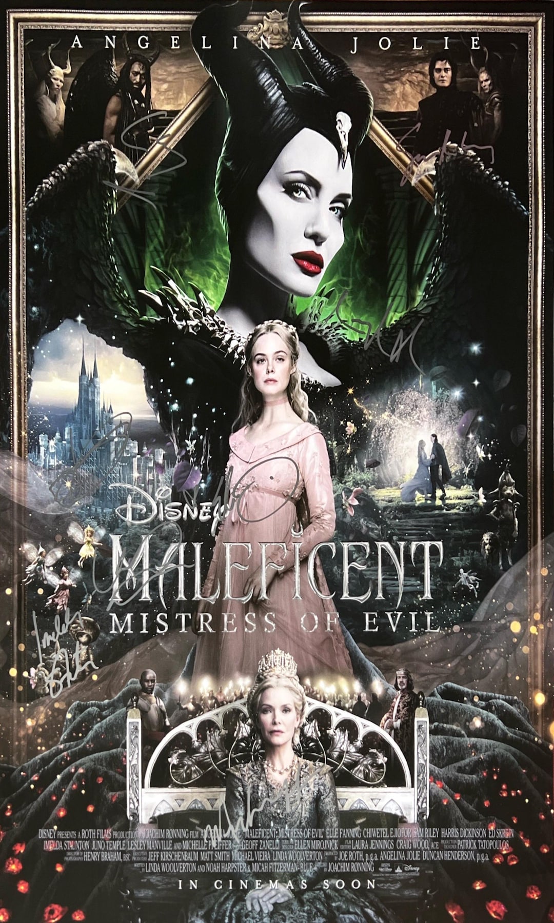 Autograph Signed Maleficent 2 Poster Poster COA - Etsy