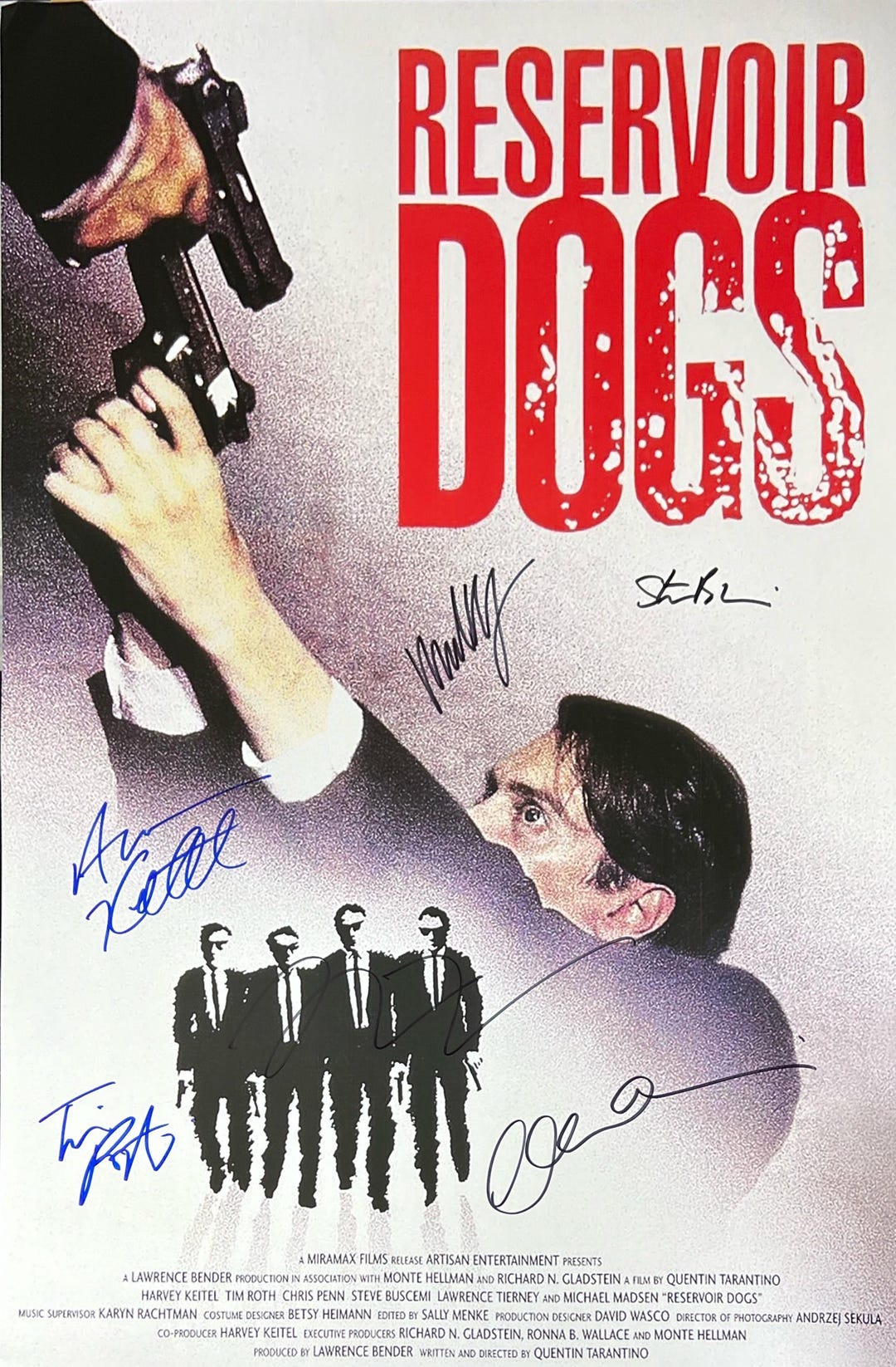 Autograph Signed Reservoir Dogs Poster COA - Etsy