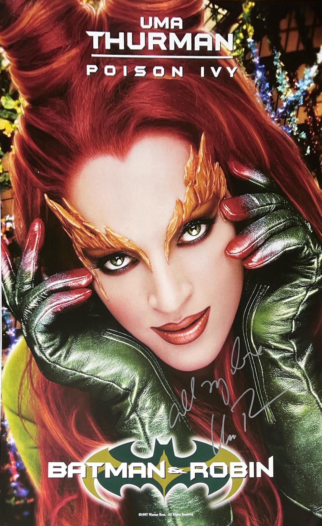 Autograph Signed Batman & Robin Poster COA - Etsy
