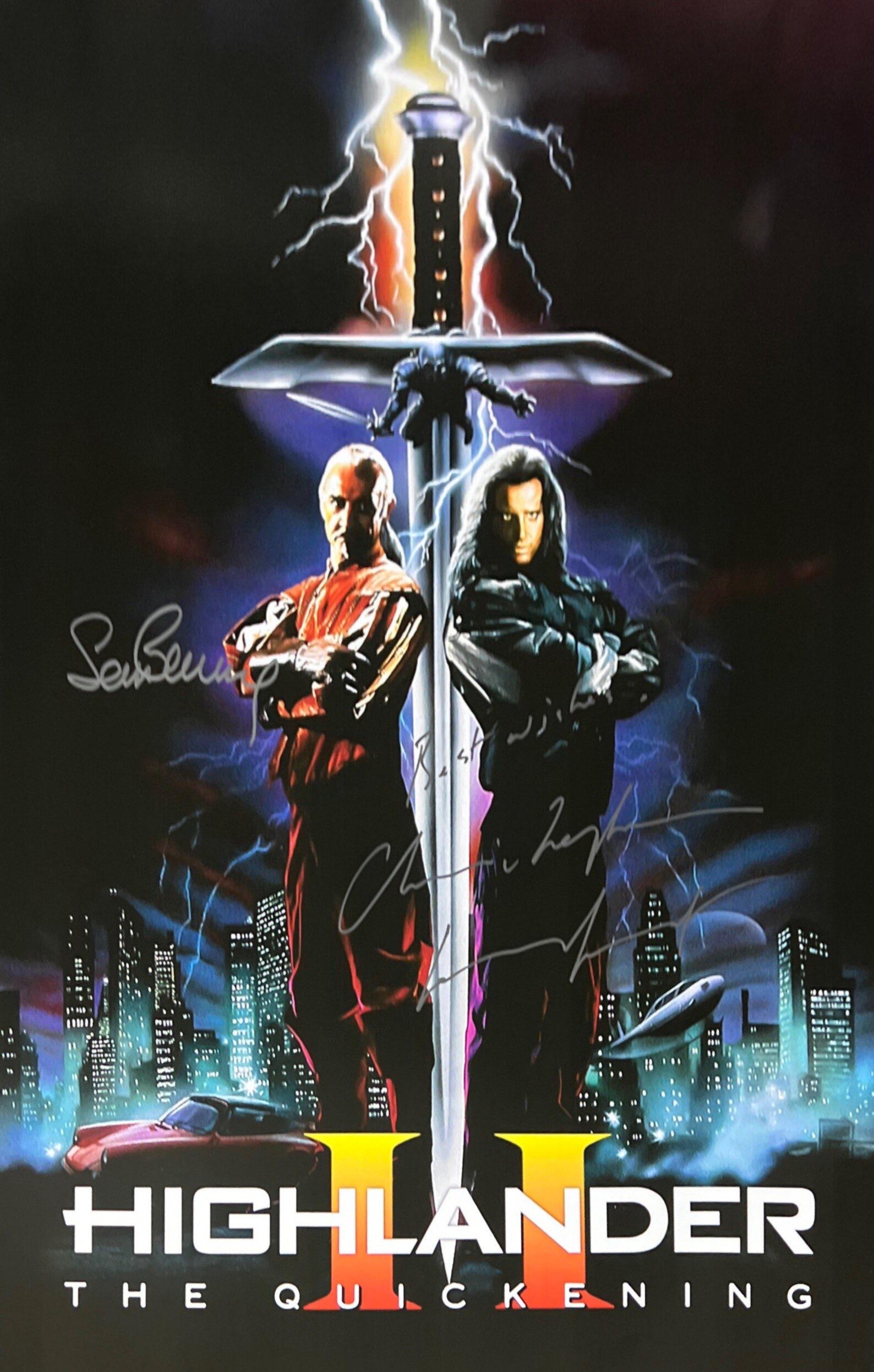 Autograph Signed Highlander Poster COA - Etsy