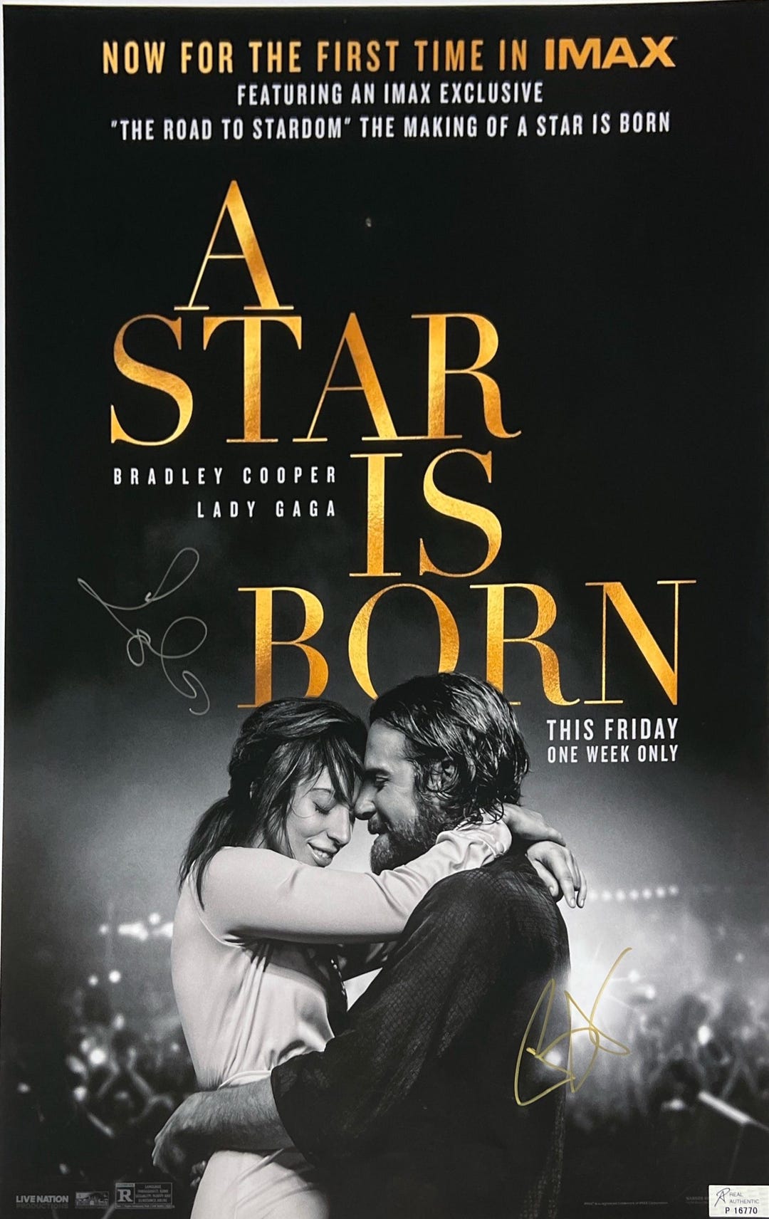 Autograph Signed A Star is Born Poster - Etsy