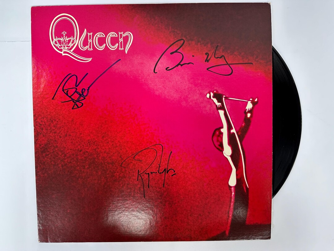 Autograph Signed Queen Vinyl - Etsy