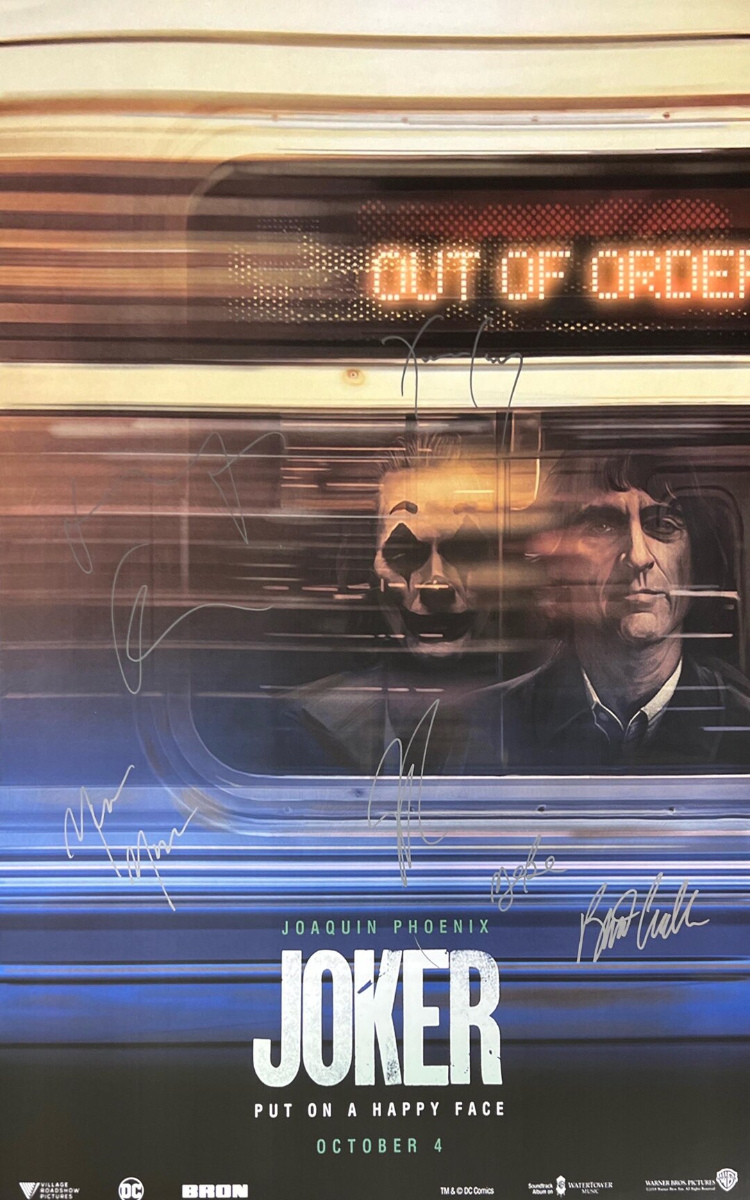 Autograph Signed Joker Poster COA - Etsy