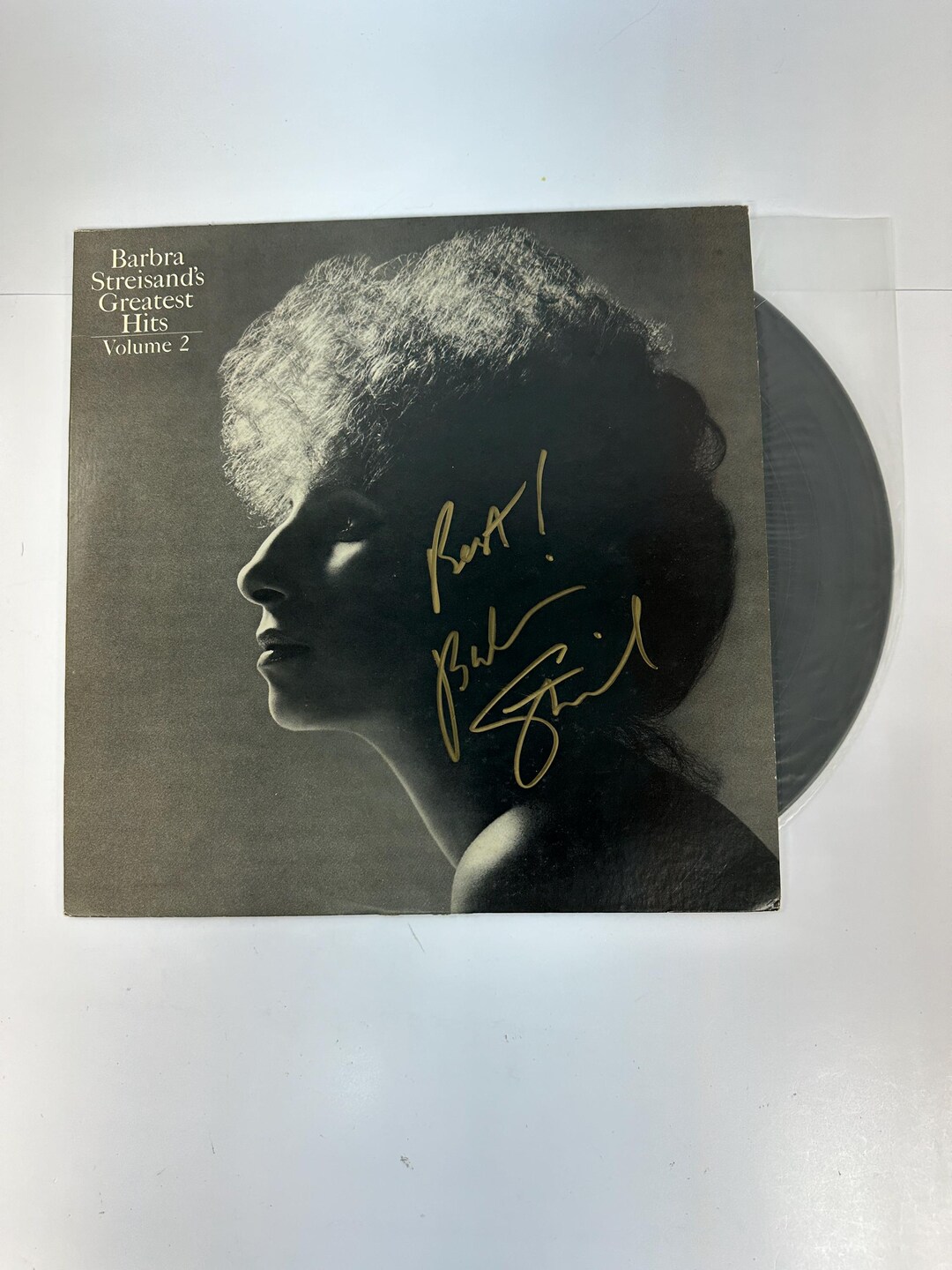 Autograph Signed Barbra Streisand Vinyl - Etsy