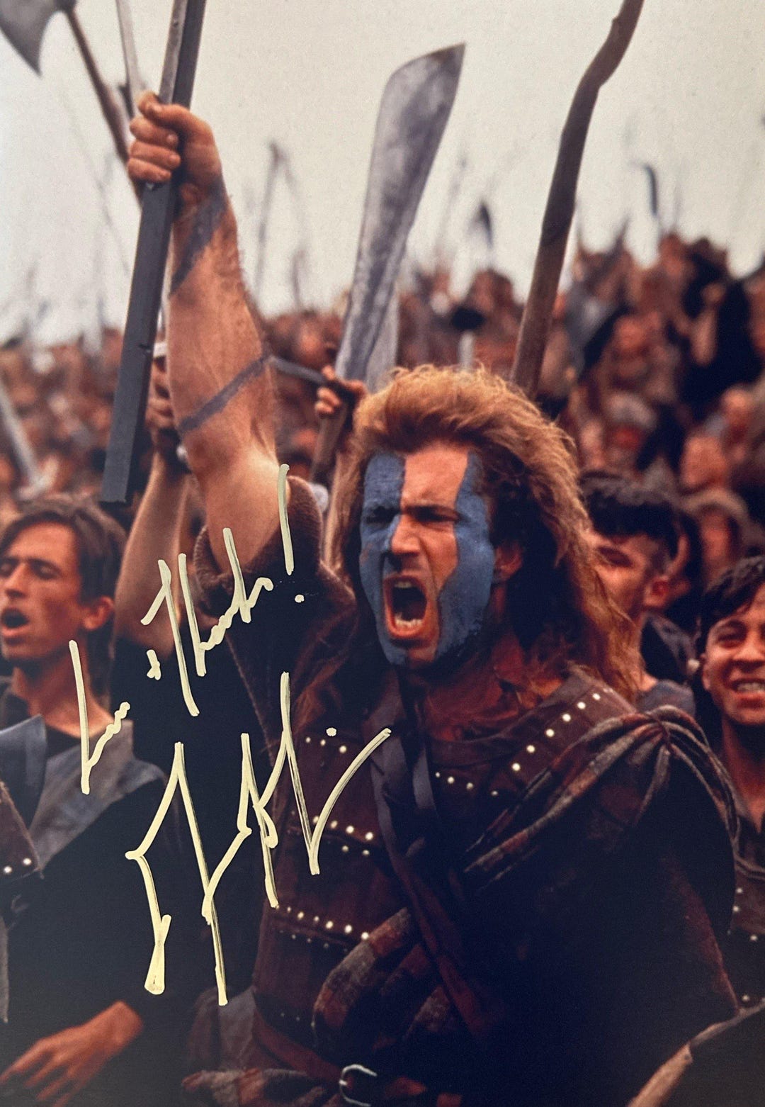 Autograph Signed COA Braveheart Photo - Etsy Australia