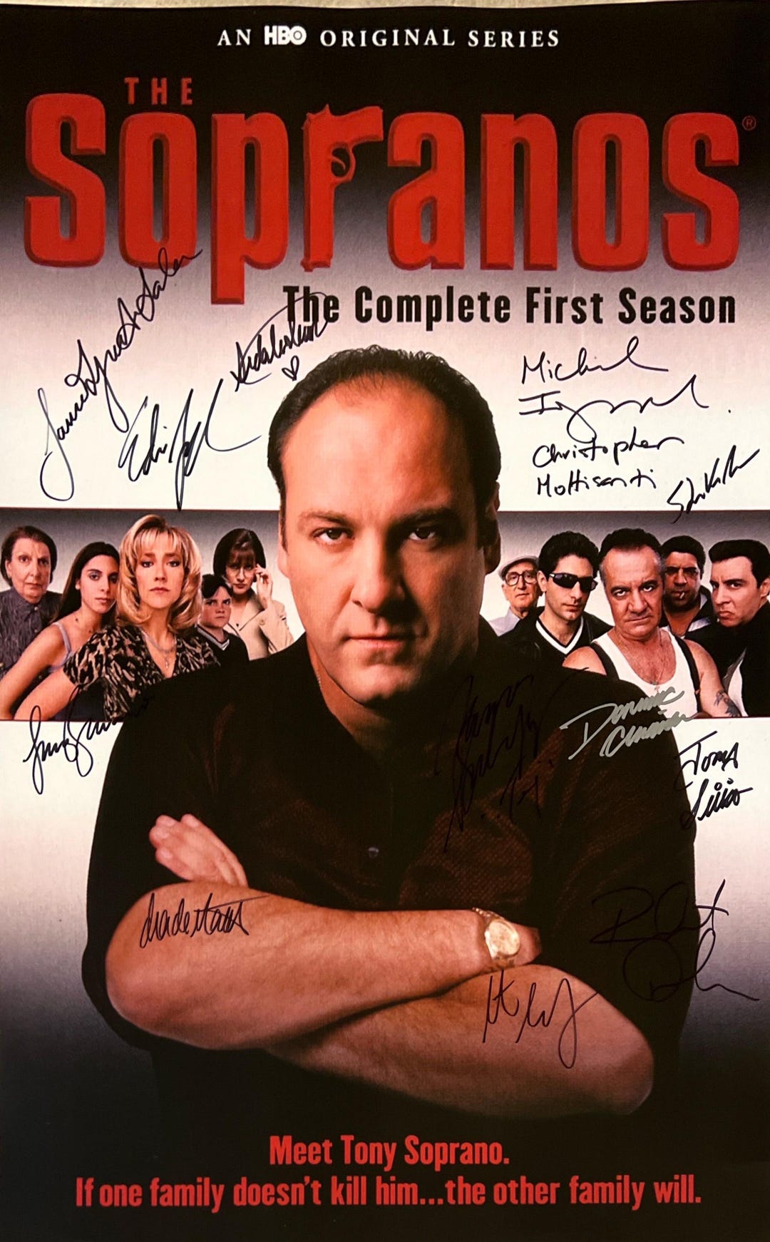 Autograph Signed the Sopranos Poster COA - Etsy