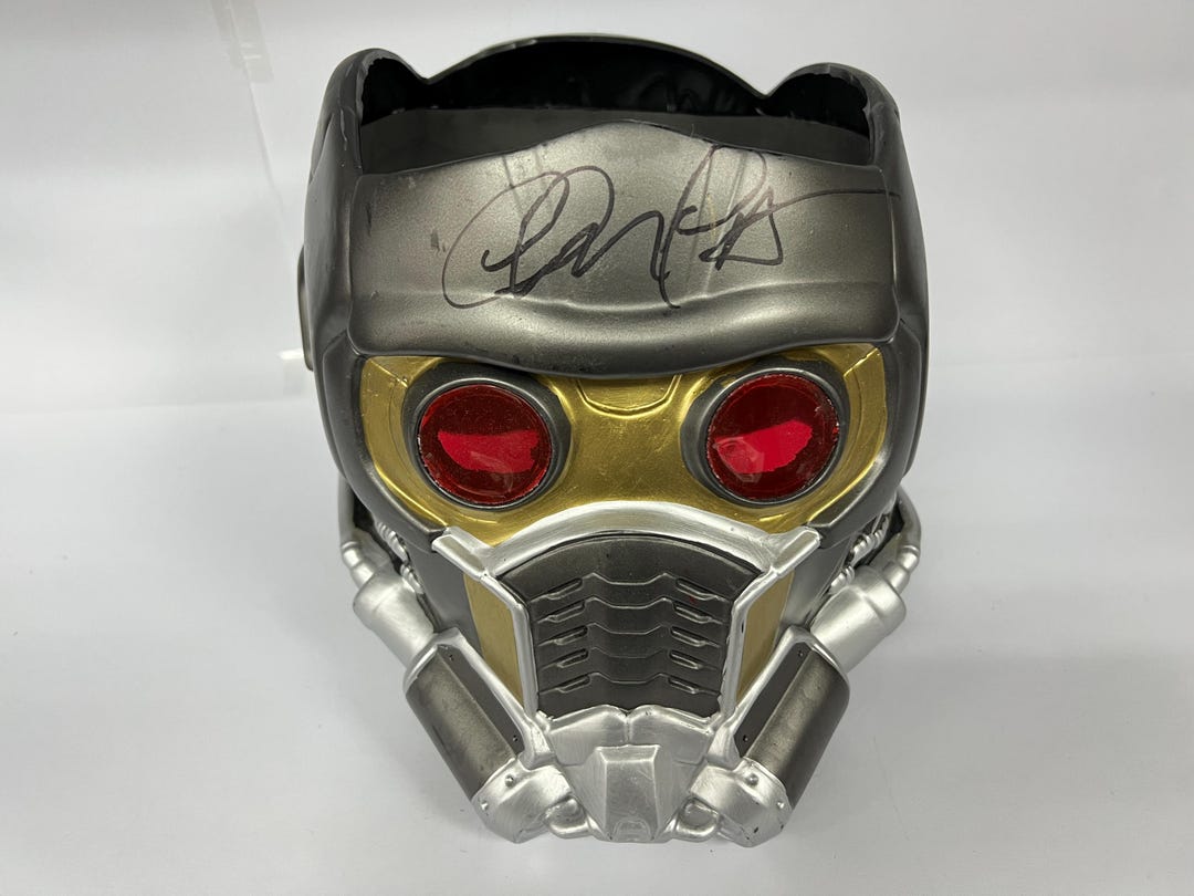 Autograph Signed Star-lord Helmet Chris Pratt COA - Etsy