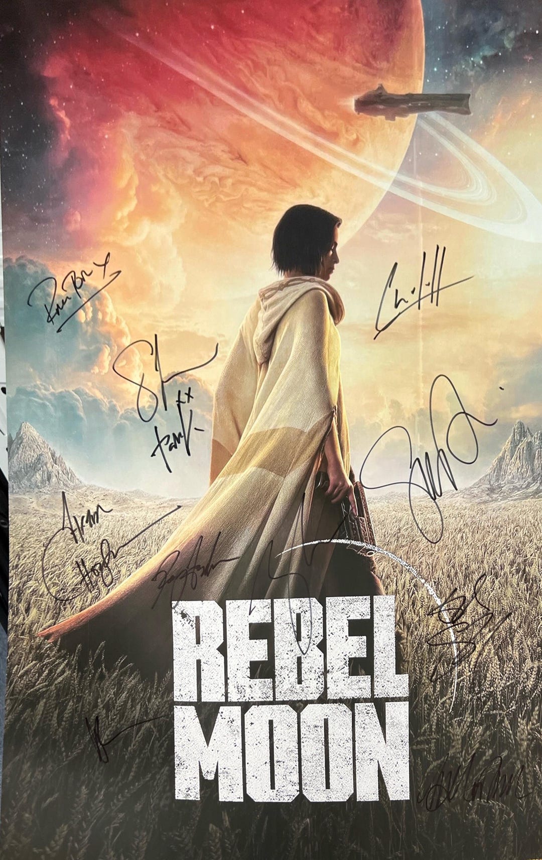 Autograph Signed Rebel Moon Poster COA - Etsy
