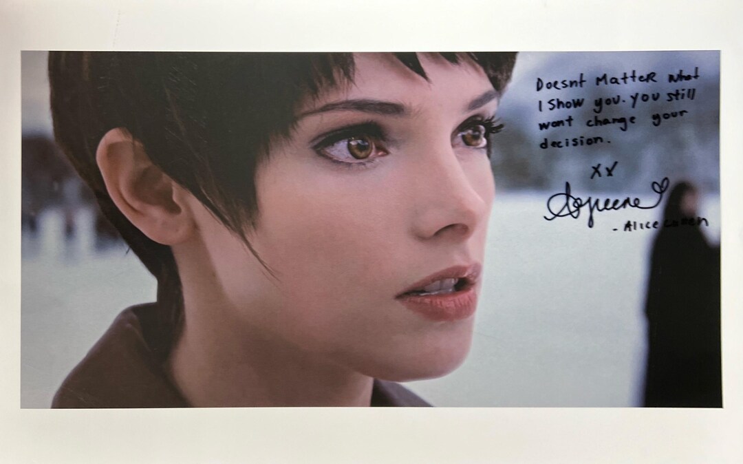 Autograph Signed Twilight Poster - Etsy