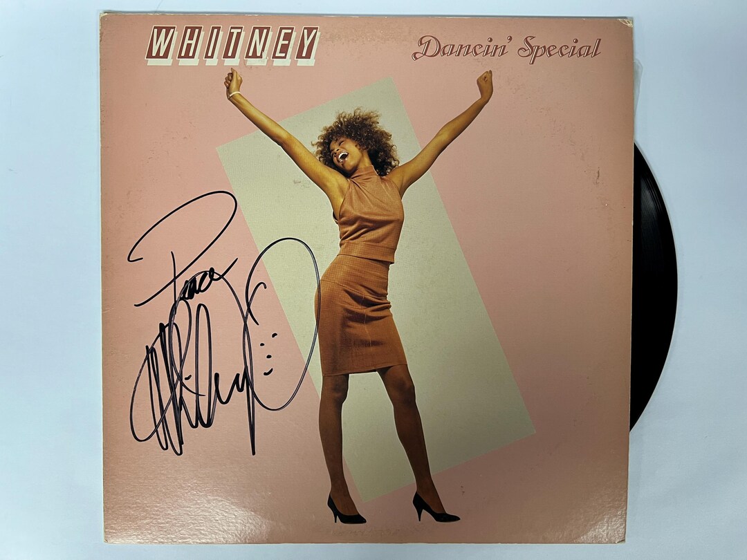 Autograph Signed Whitney Houston Vinyl COA - Etsy