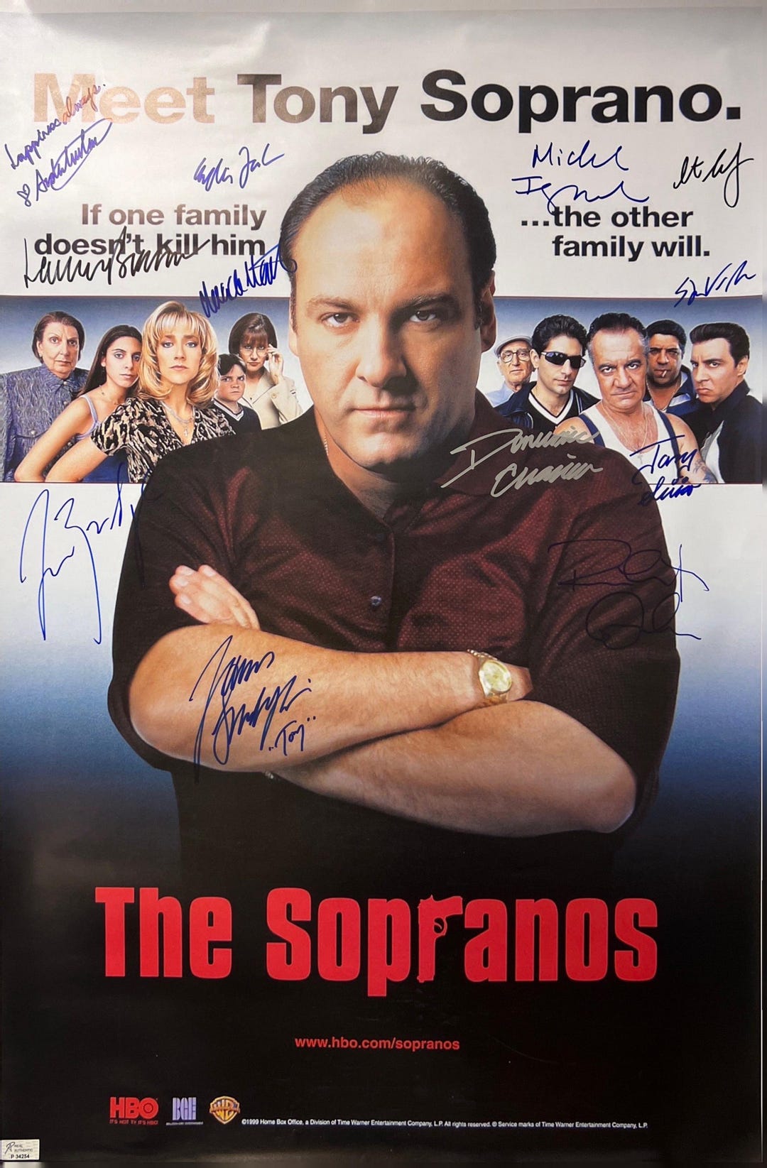 Autograph Signed the Sopranos Poster COA - Etsy