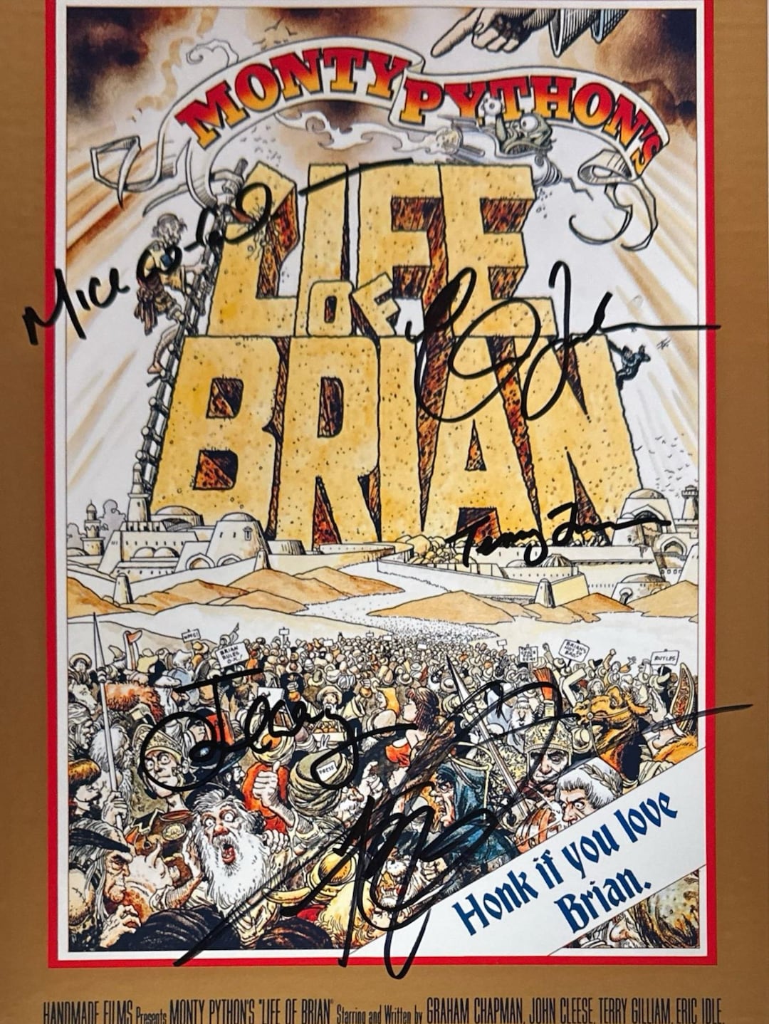 Autograph Signed COA Monty Python's Life of Brian Photo - Etsy