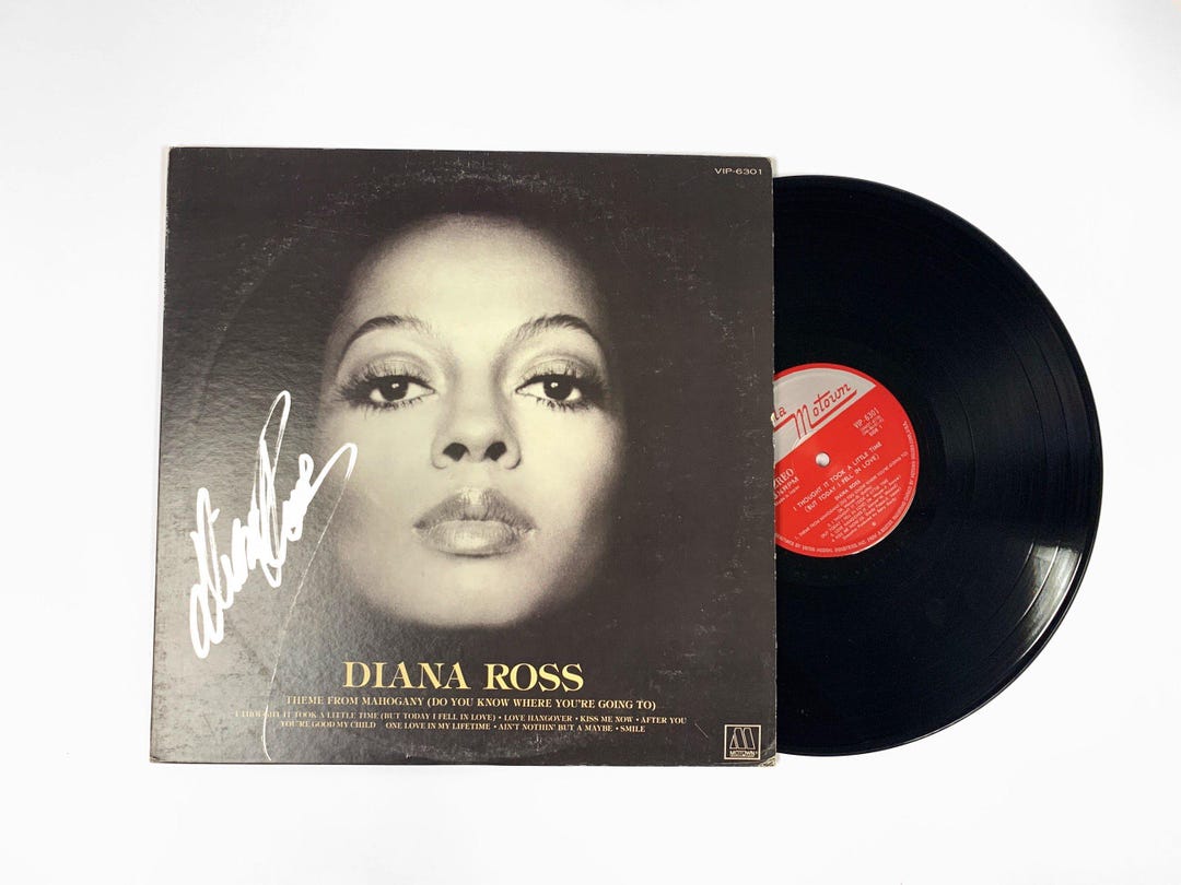 Autograph Signed Diana Ross Vinyl - Etsy