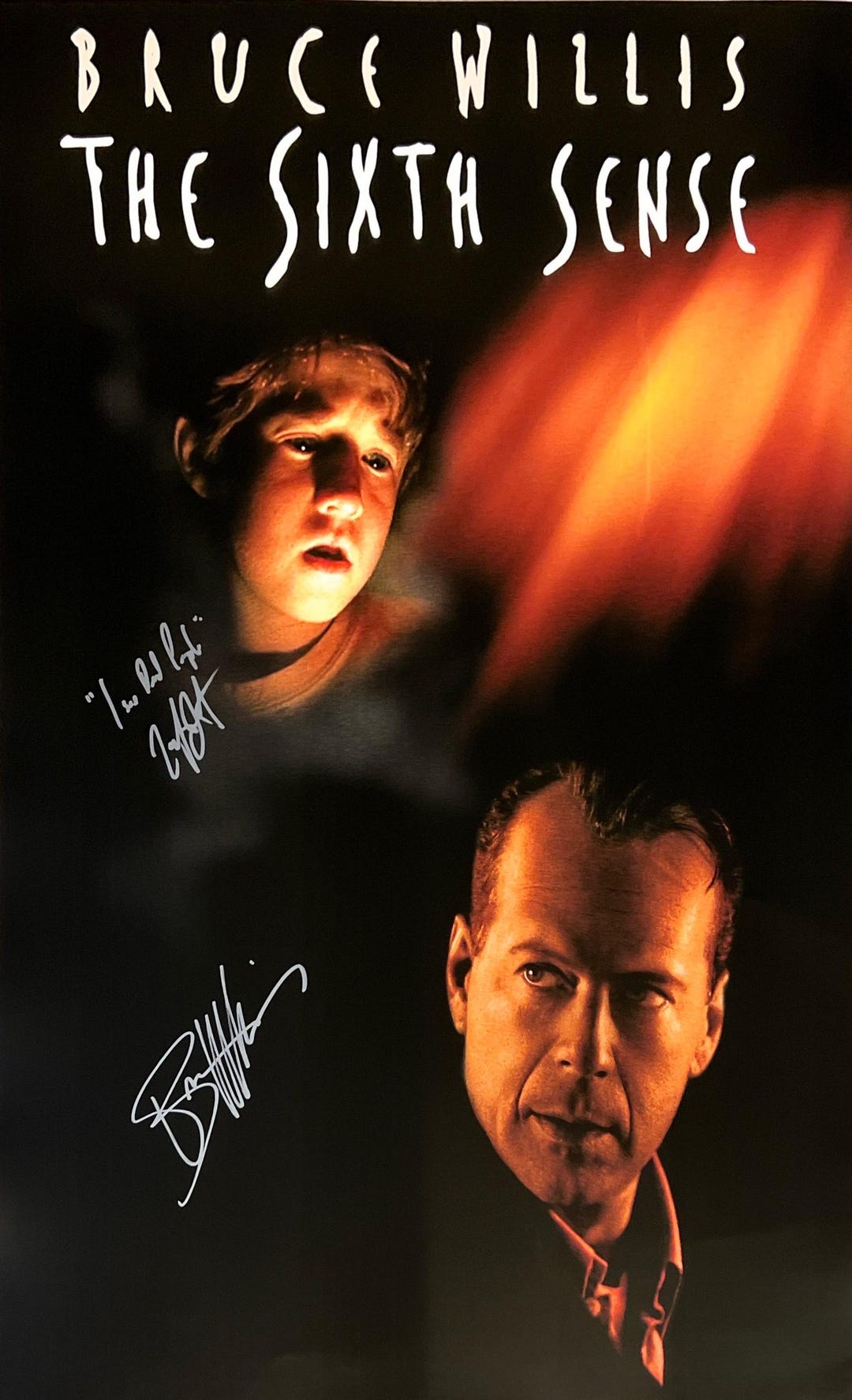 Autograph Signed Sixth Sense Poster COA - Etsy