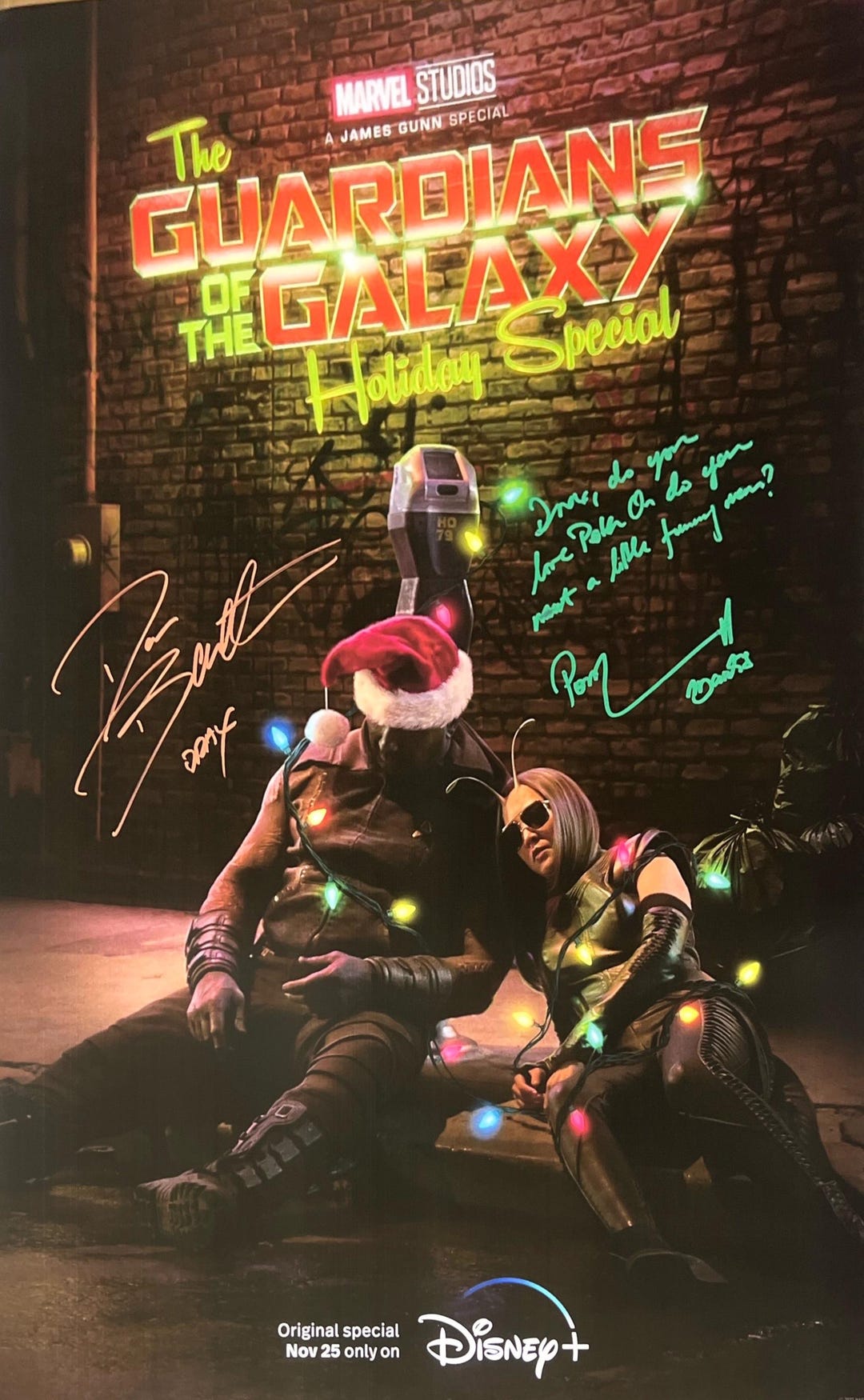 Autograph Signed Guardians of the Galaxy Poster - Etsy