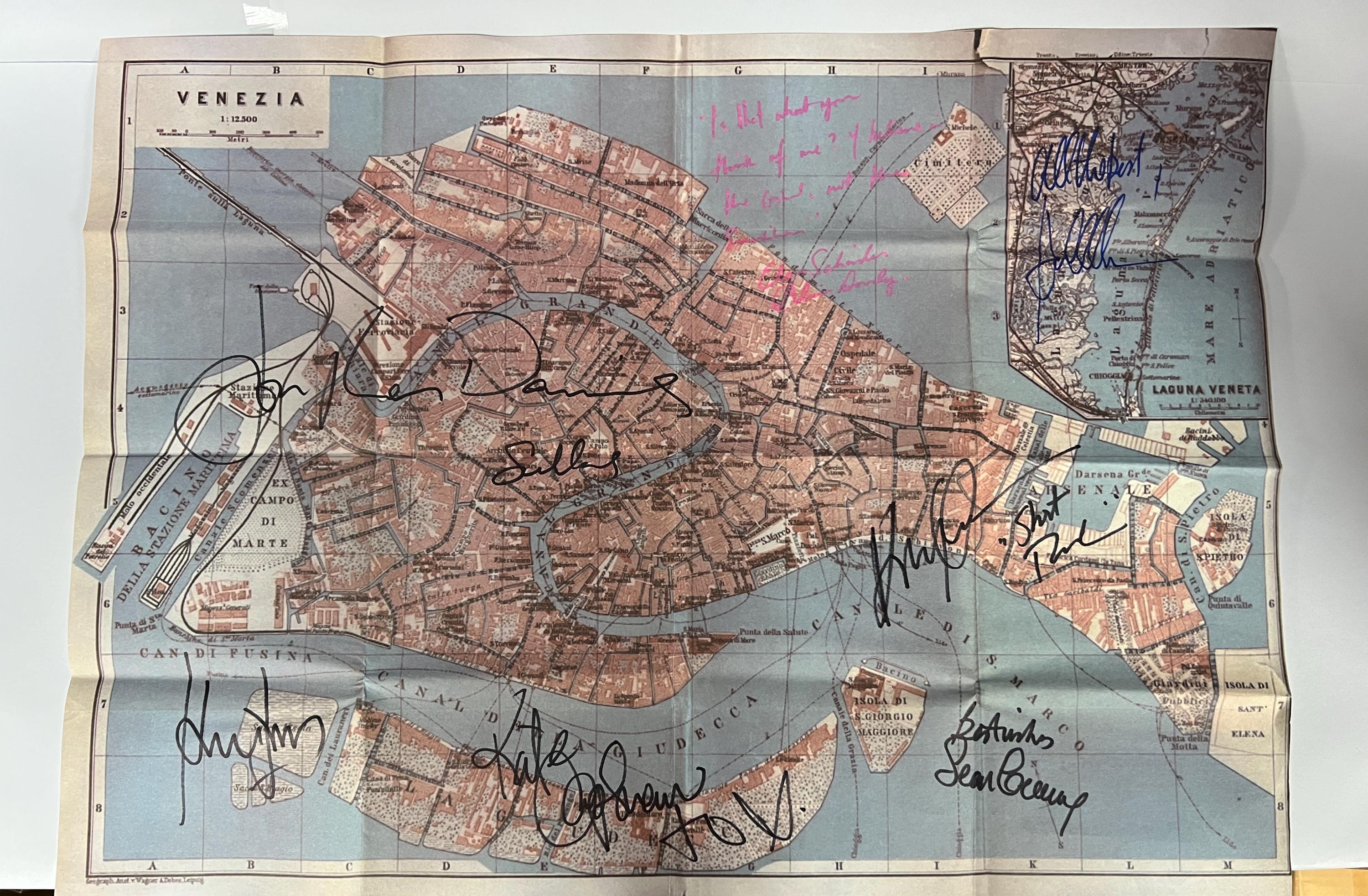 Autograph Signed Indiana Jones Map COA - Etsy