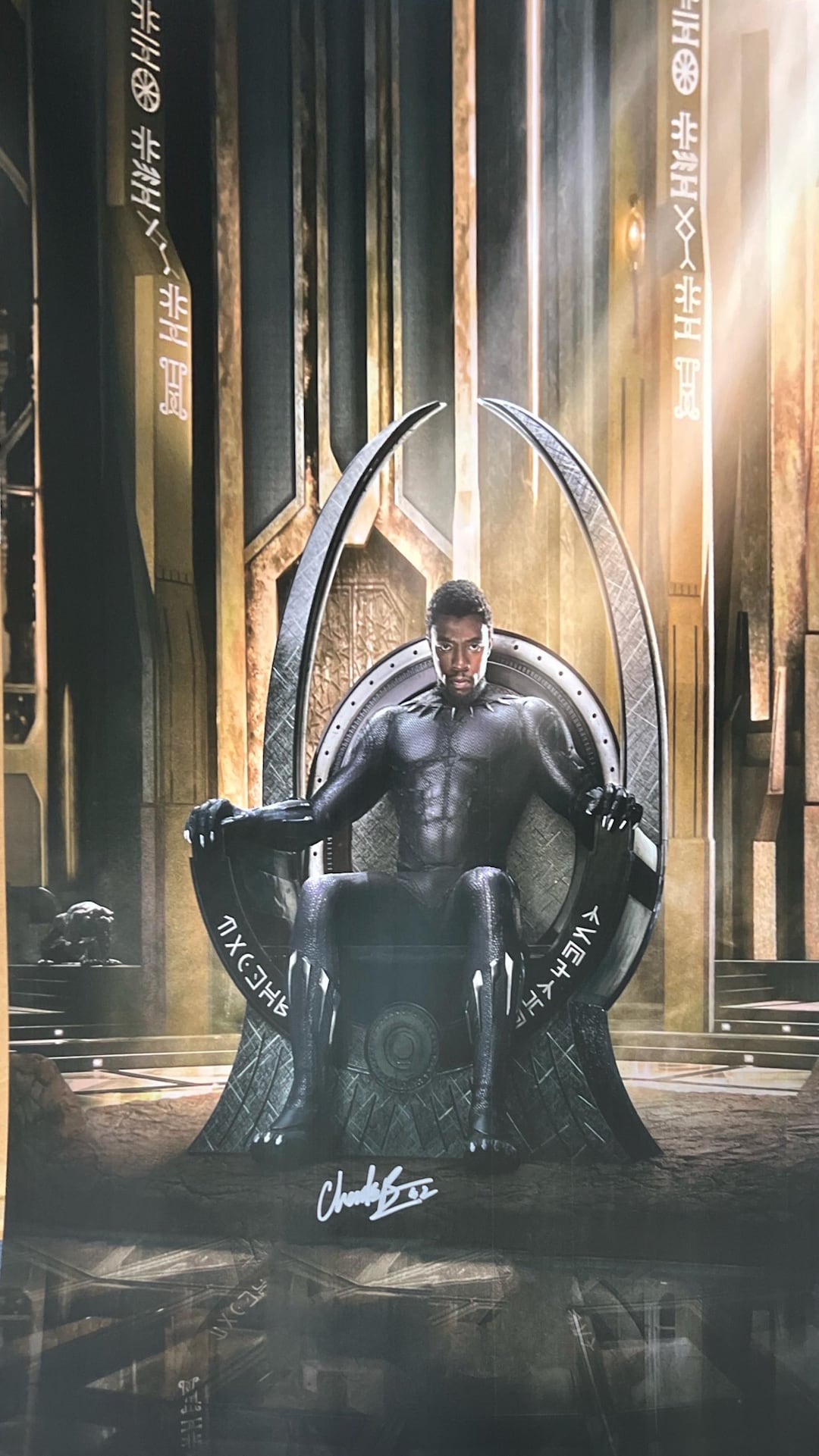 Autograph Signed Black Panther Poster COA - Etsy