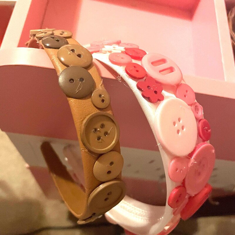 Button Headband - Etsy