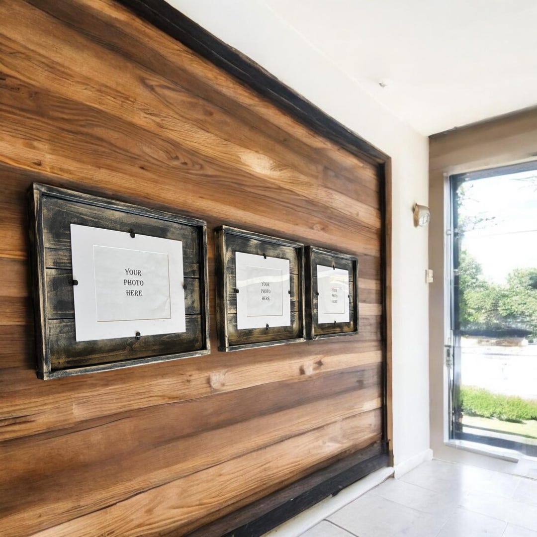 Custom Reclaimed Wood Picture Frames, Rustic Wood, Picture Frame ...