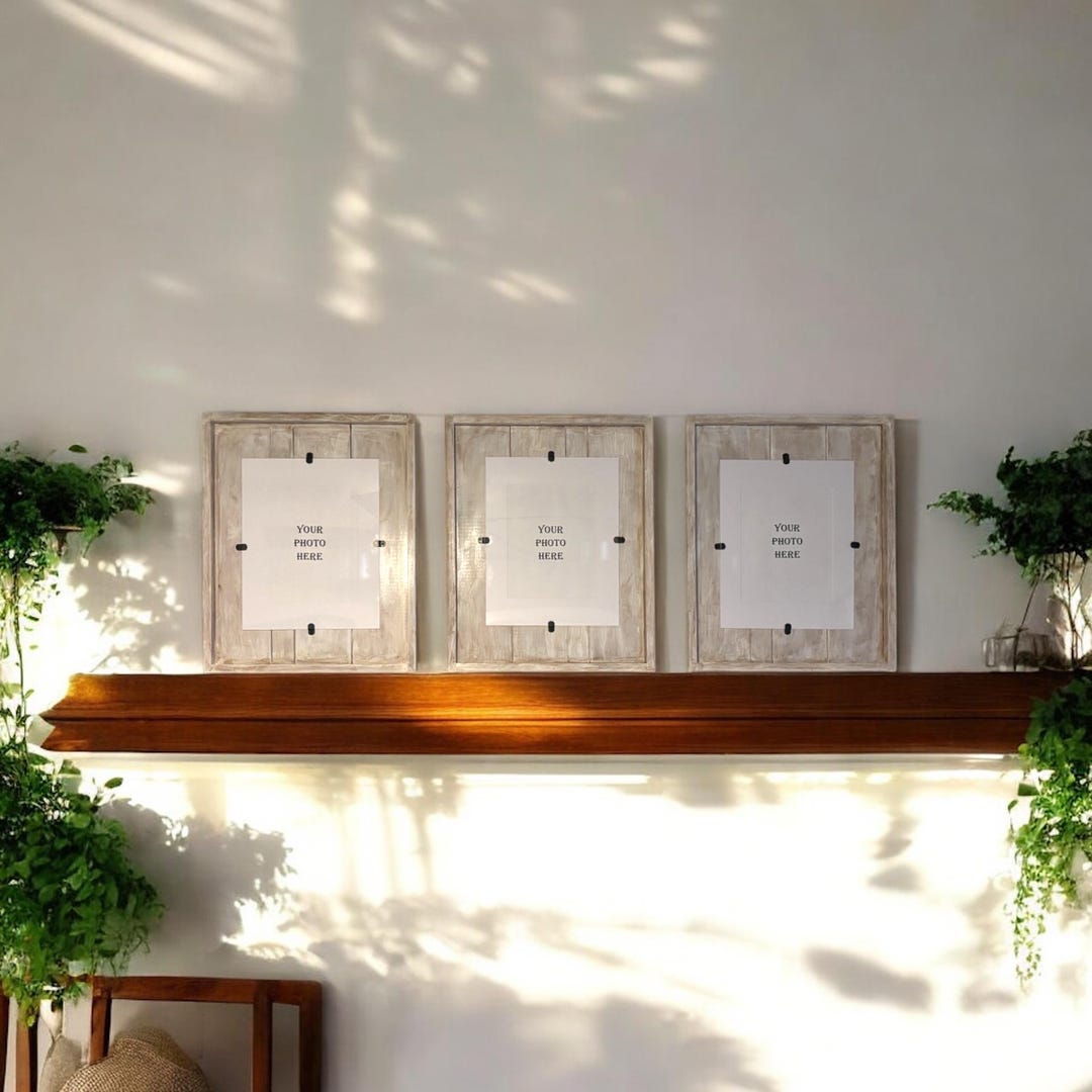 Custom Made Reclaimed Wood Picture Frames, Rustic Wood, Authentic Frame ...