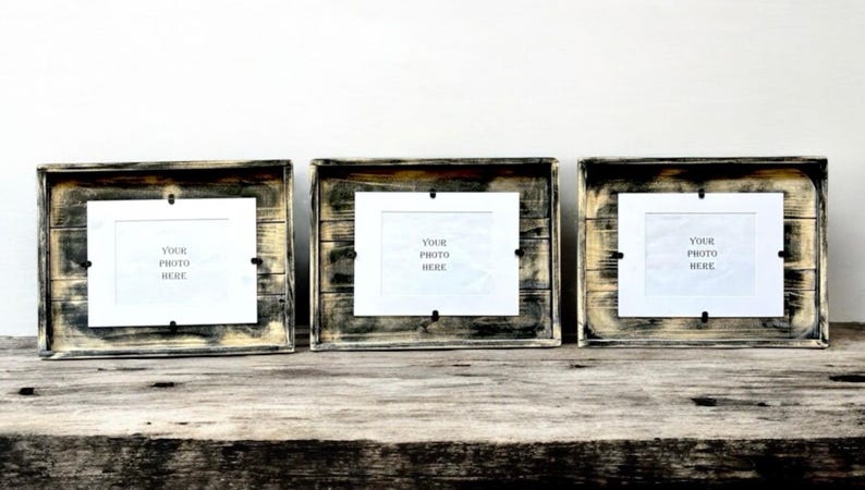 Reclaimed Wood Photo Frame, Rustic Family Picture Frame (17x21 Inch) - Etsy